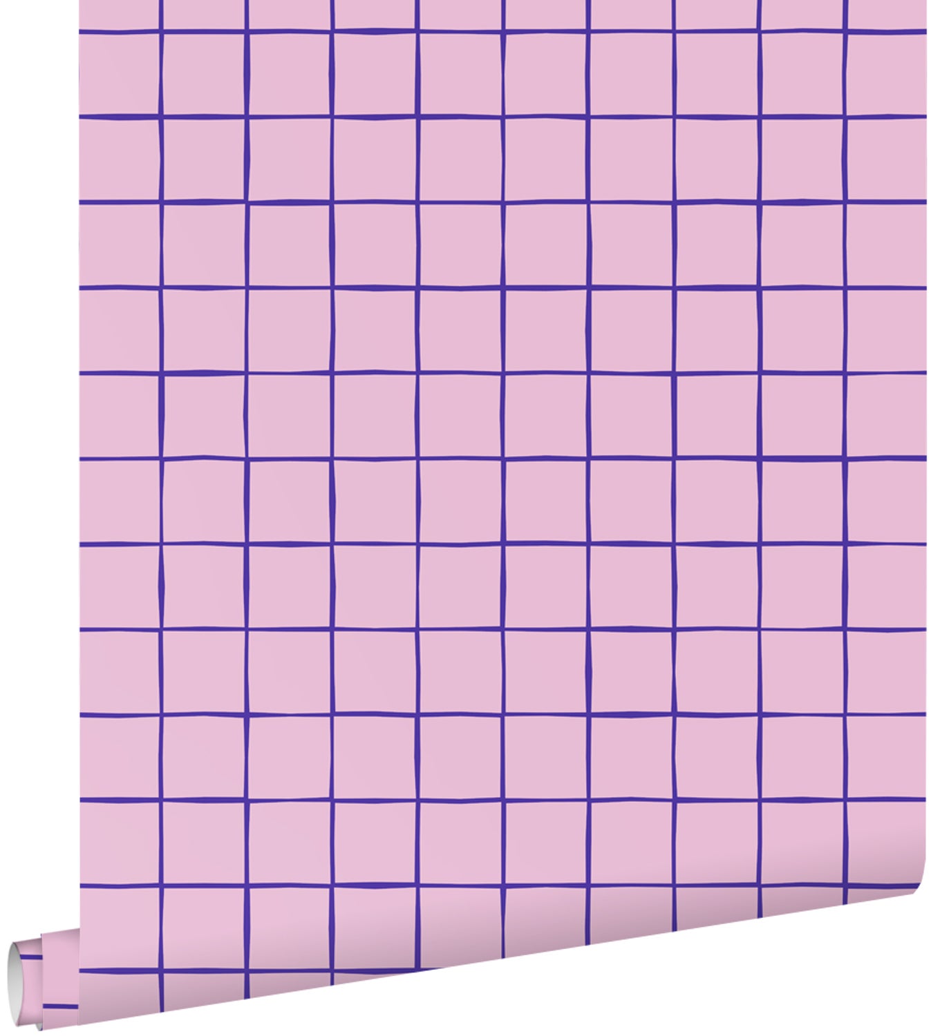 Papel pintado bloques morado - 50 x 900 cm - ESTAhome | Leroy Merlin