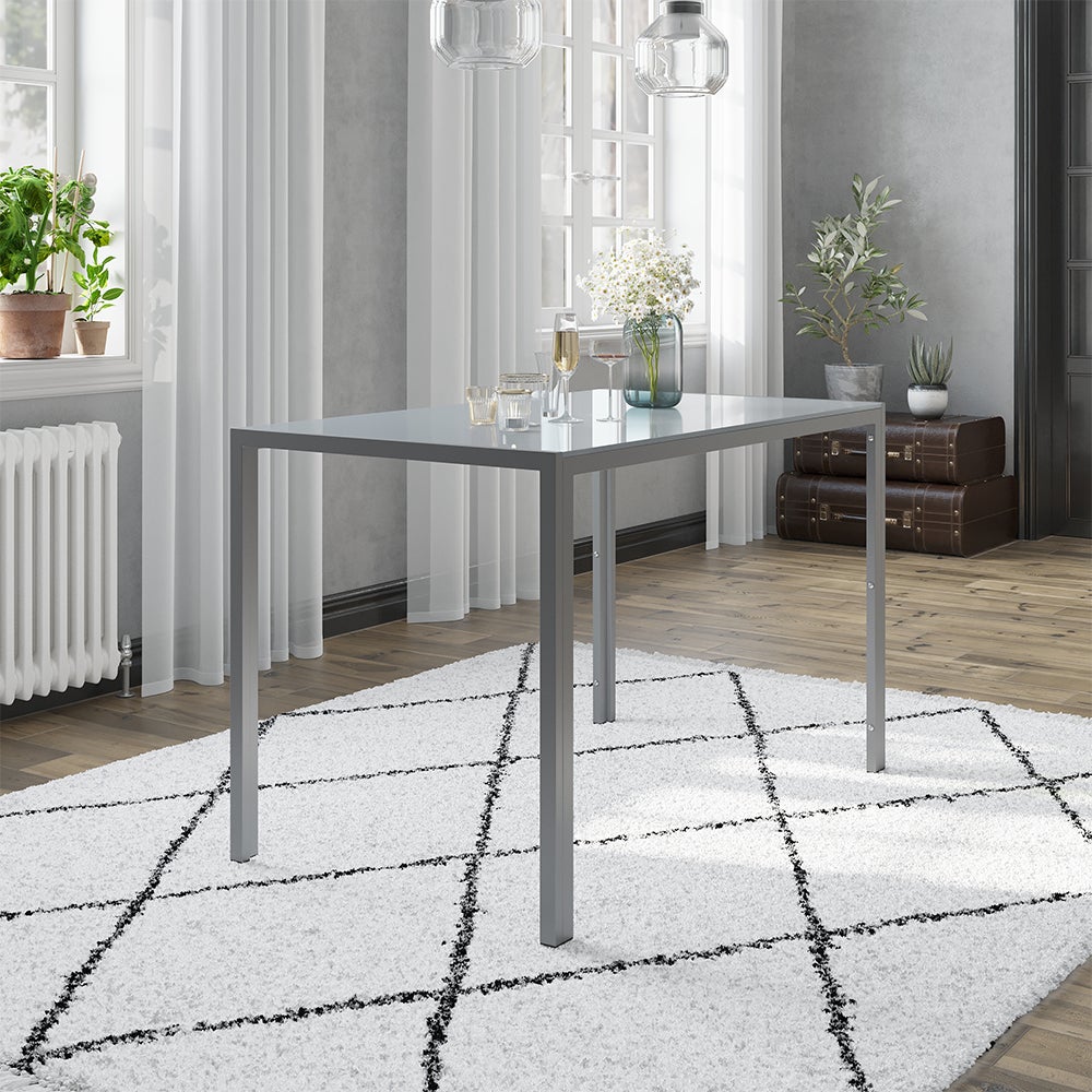 Vicco Table à manger Grand, Gris, 120x75cm | Leroy Merlin