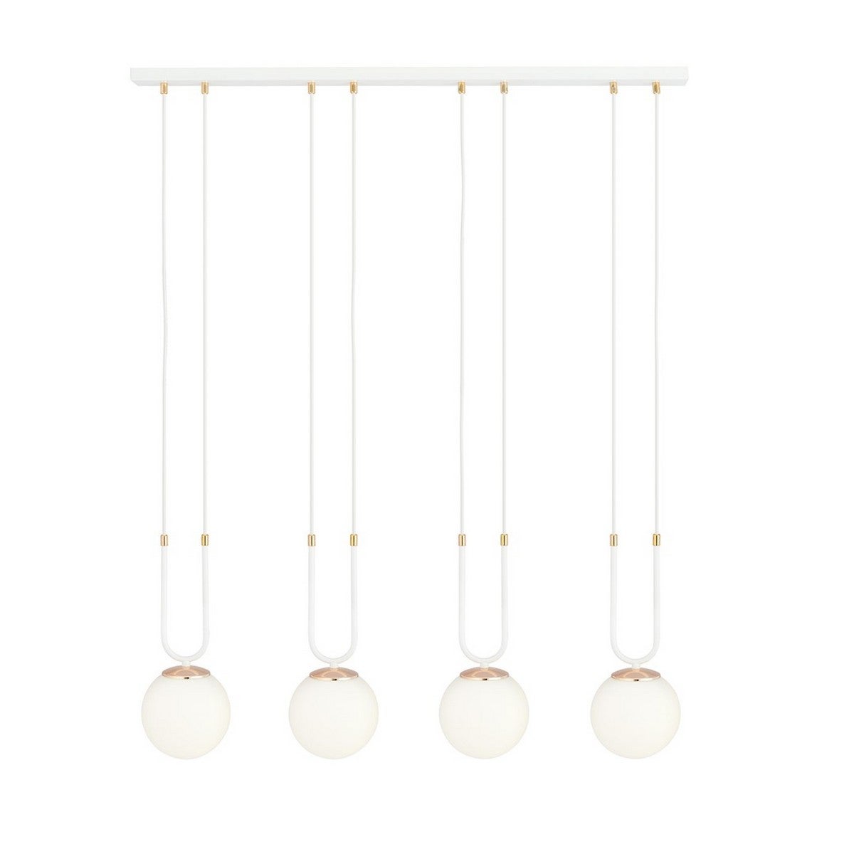 Lámpara de Suspensión Glam 8, Acero, Blanco, Seven Design | Leroy Merlin