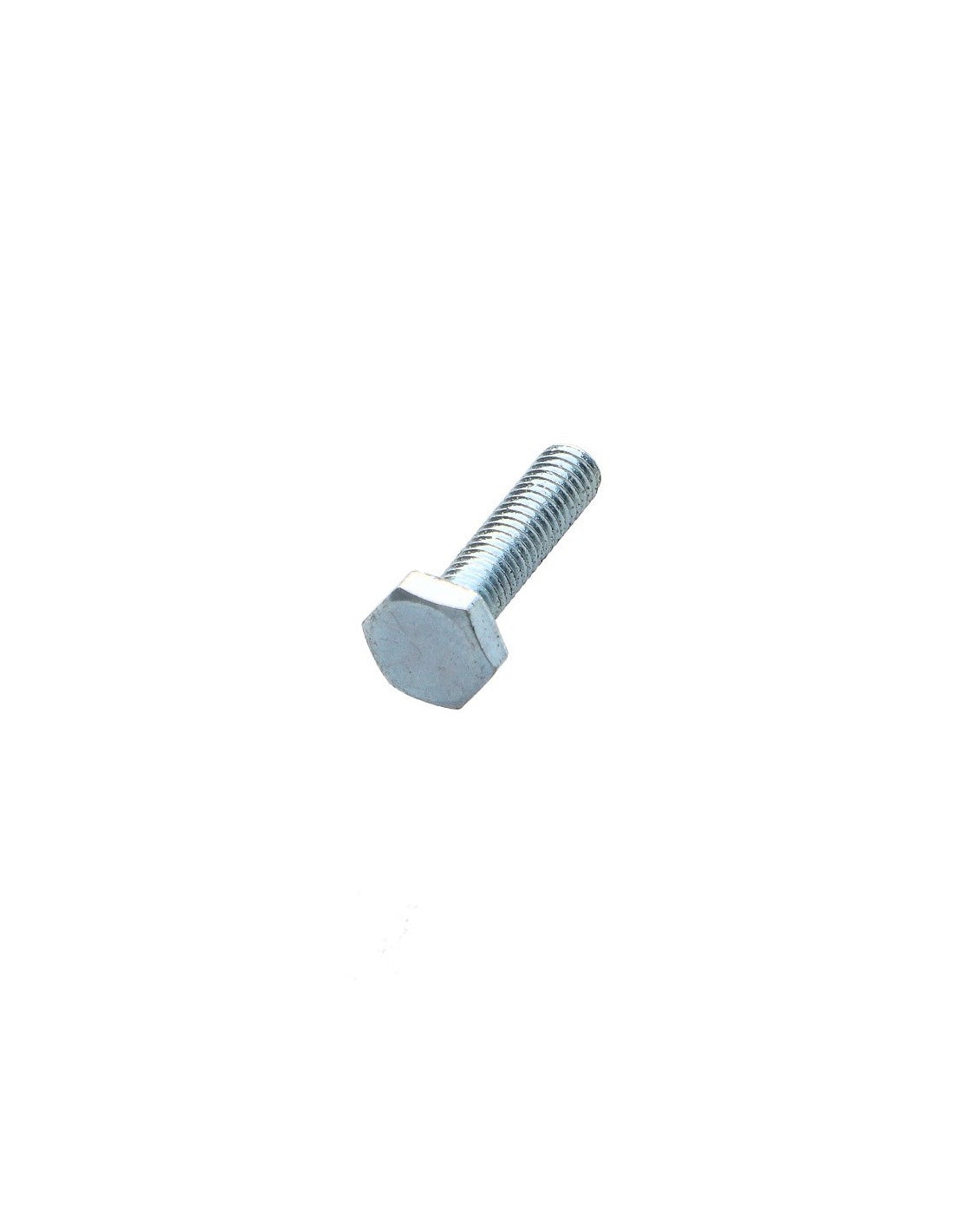 Tornillo metales cabeza hexagonal M3X12 Clase 8.8 Acero cincado blanco ...