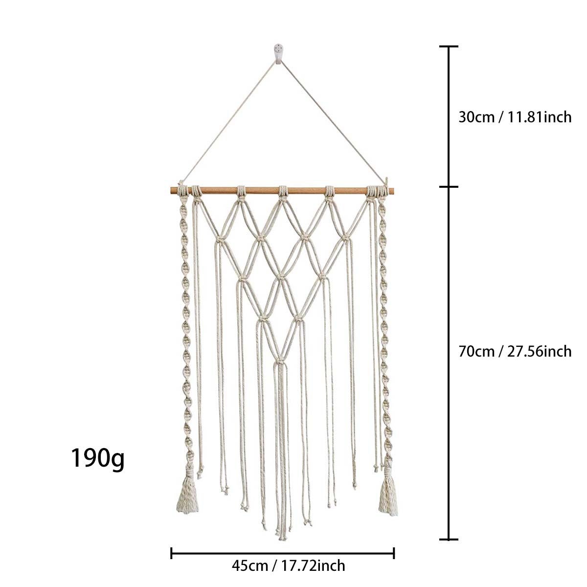 Tapisseries à pinces photo tissées à la main avec pinces A avec pinces ...
