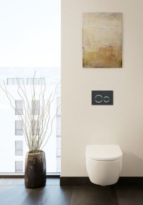 Geberit iCon Square WC asiento, blanco, con mecanismo de cierre suave ...