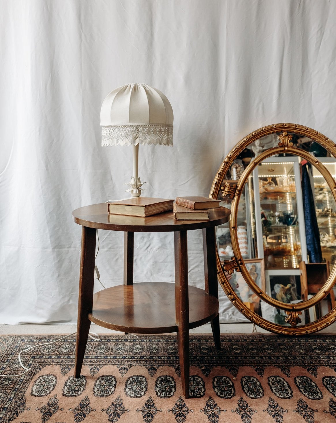 Table d'appoint ronde en bois Francine N°531 - Bon état | Leroy Merlin