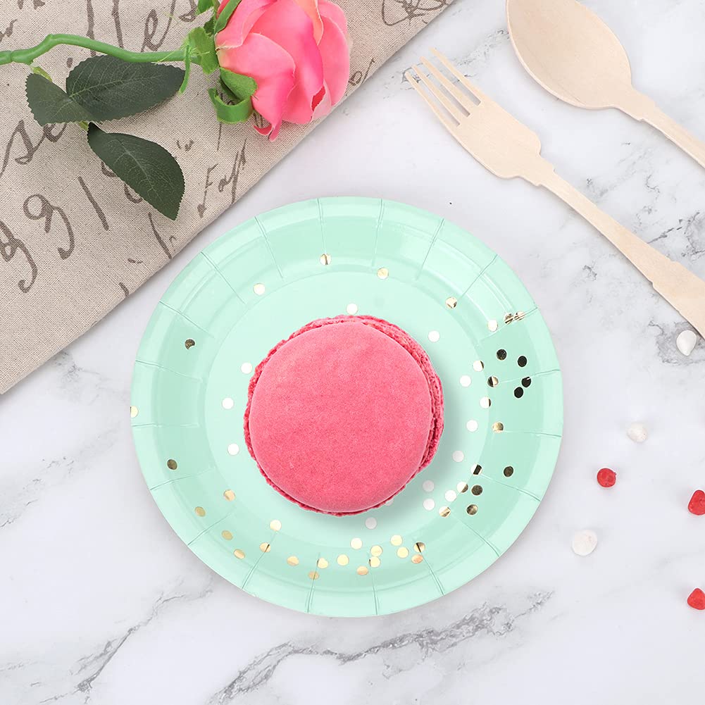 8 pezzi plateau d'assiettes in carta jetables plat à gâteau vaisselle ...