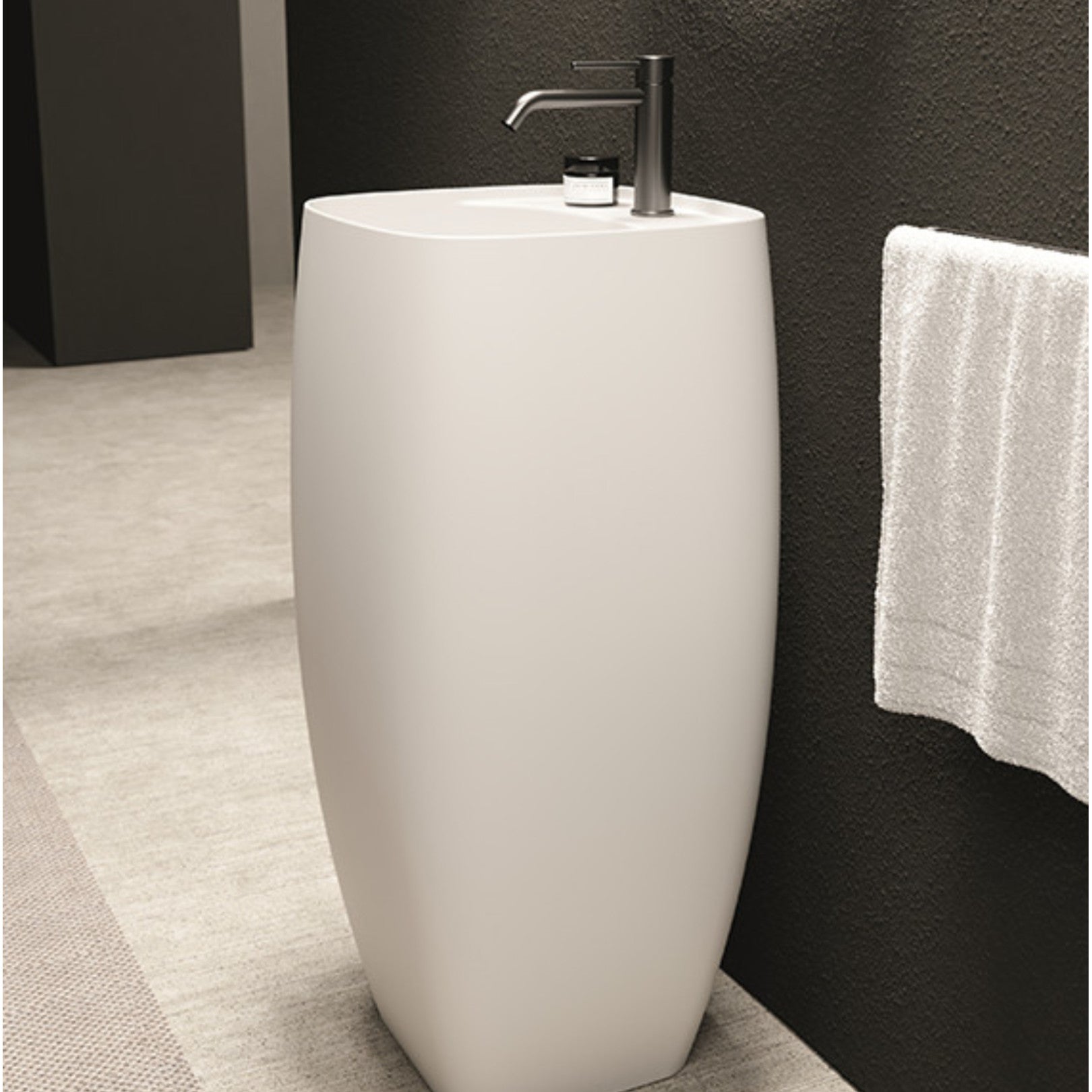 NUR Freestanding PLAN Blanc brillant, sans bonde | Leroy Merlin