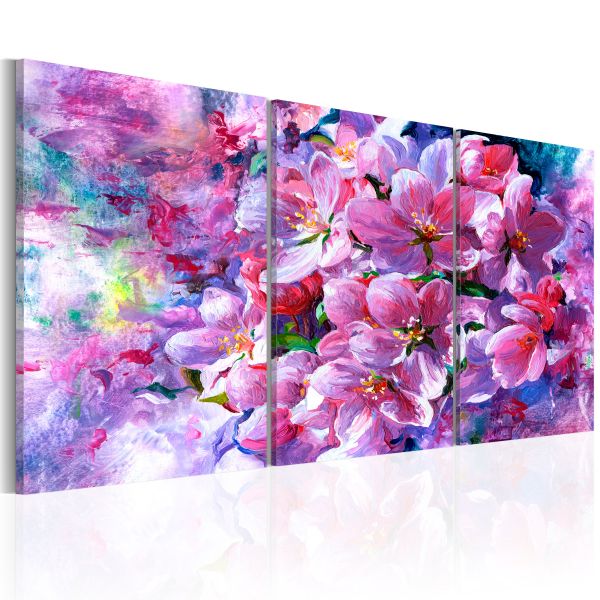 Tableau Fleurs Lilac Flowers 60x30 cm | Leroy Merlin