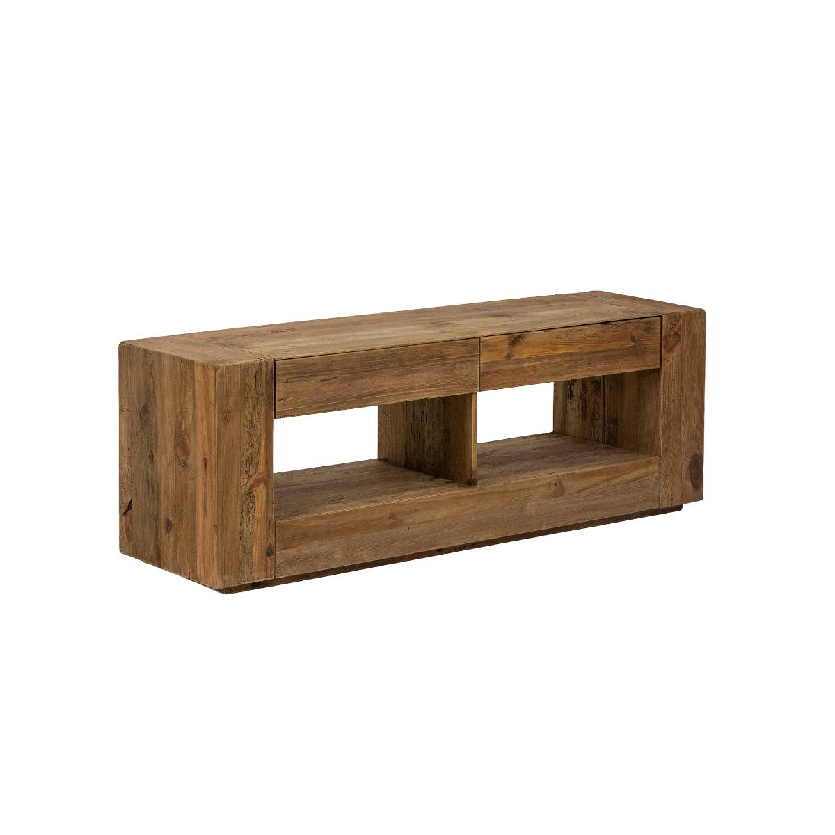 Meuble TV en bois recyclé 170 cm Blaise | Leroy Merlin