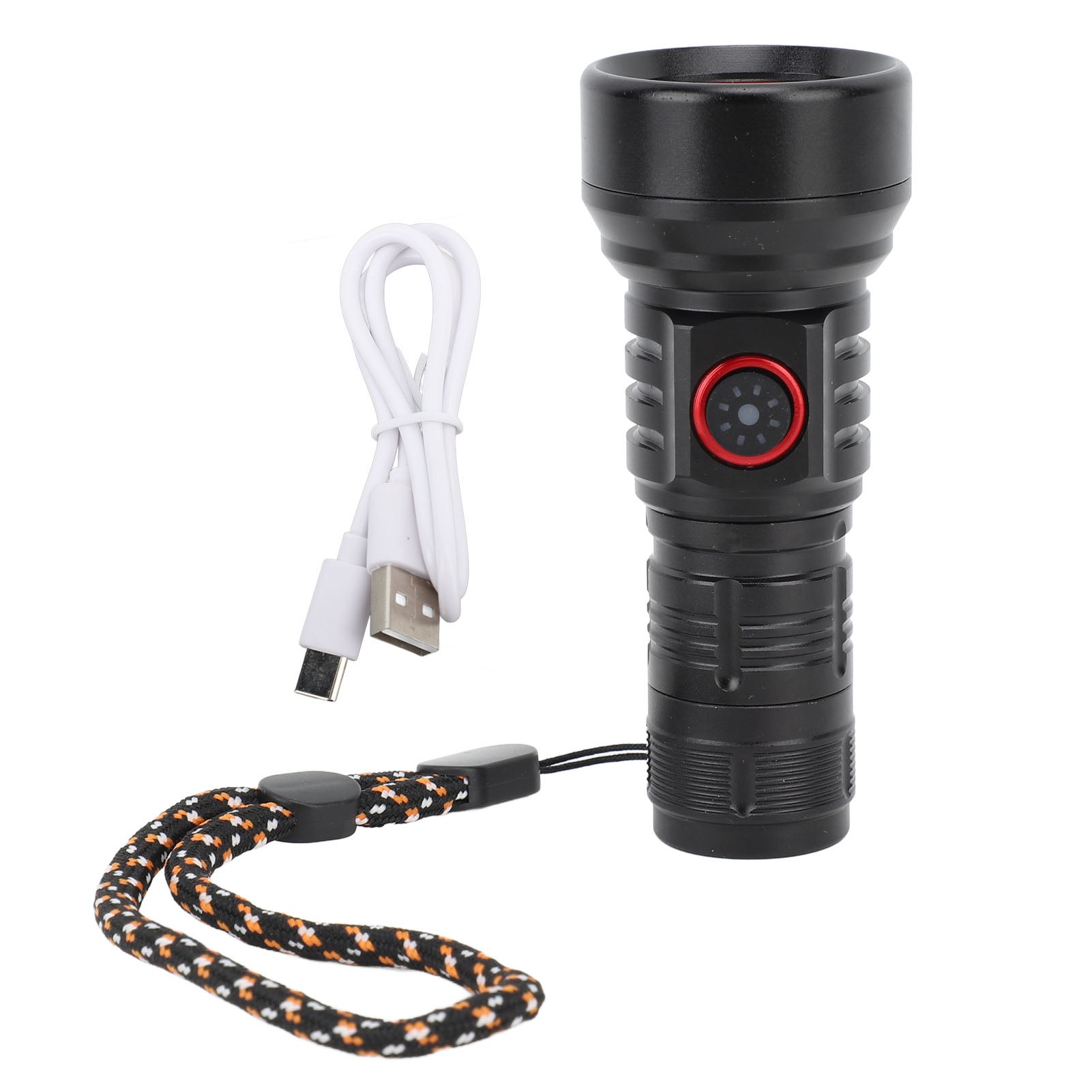 Mini lampe torche LED, 1000 lumens, 5 modes, rechargeable par USB ...