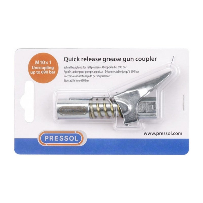 Agrafe de graissage rapide, filetage femelle M10x100, 4 mors en acier ...