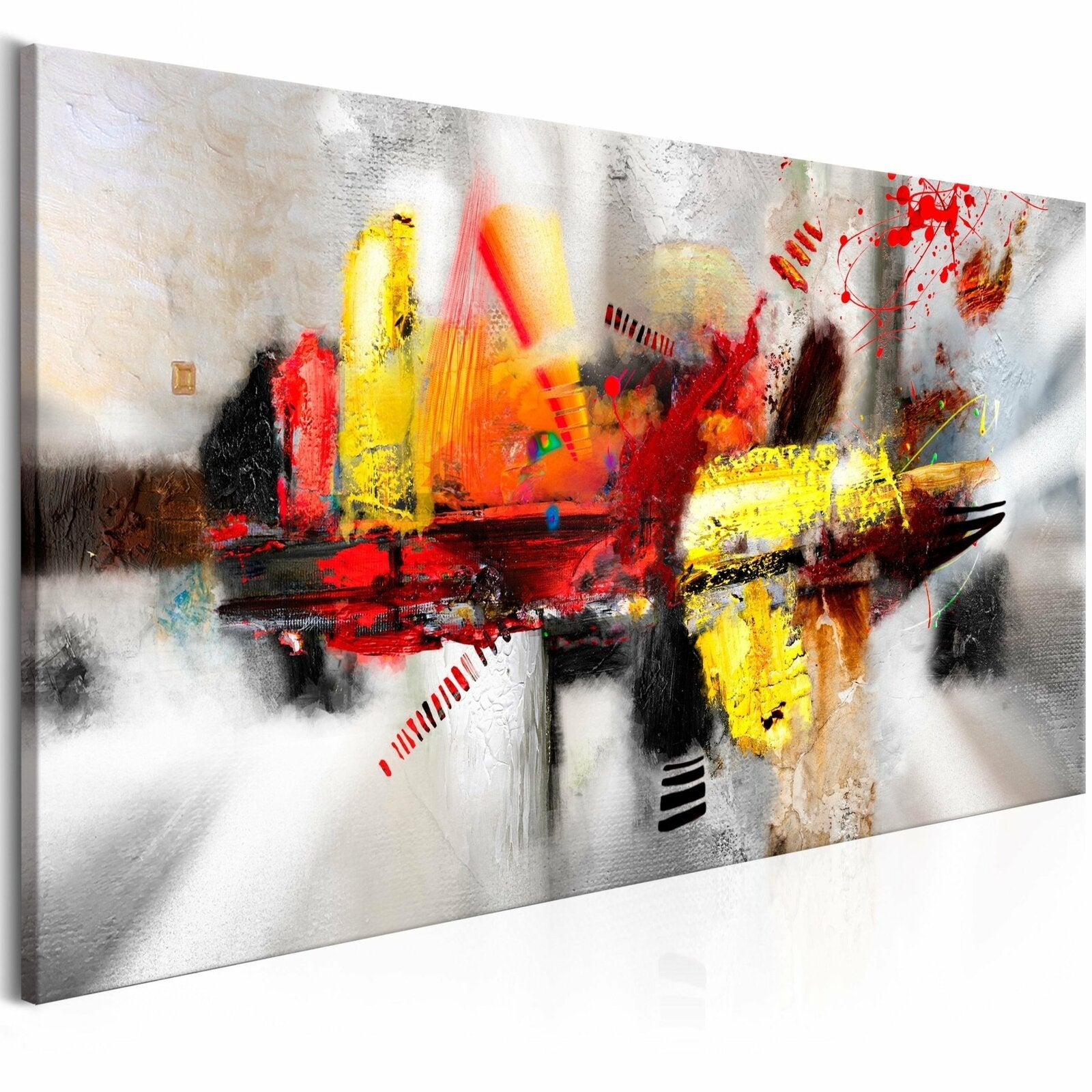 Tableau touché et coulé - 70 x 35 cm | Leroy Merlin