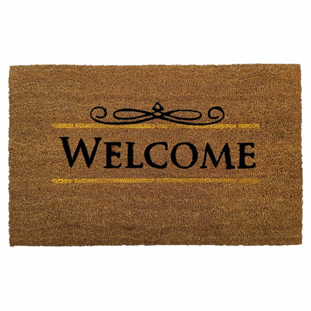 Tapis coco 'Welcome' - 50x80 cm | Leroy Merlin