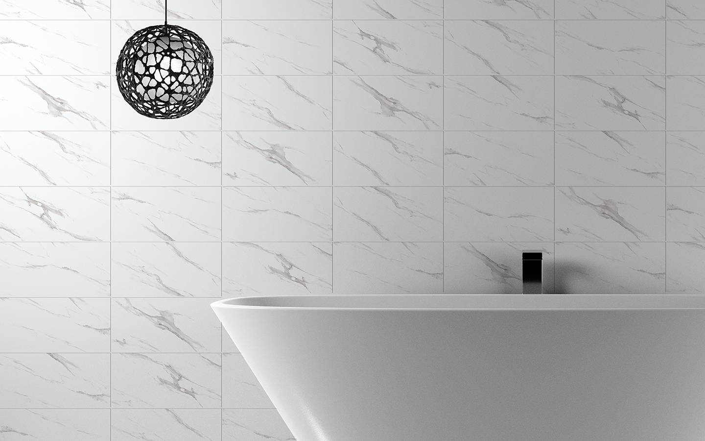 Azulejo cerámico efecto marmol Brillante CERTECA STATUARIO 20x30 (caja ...