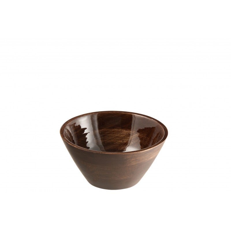 Bol rond en bois marron 24x24x12 cm | Leroy Merlin
