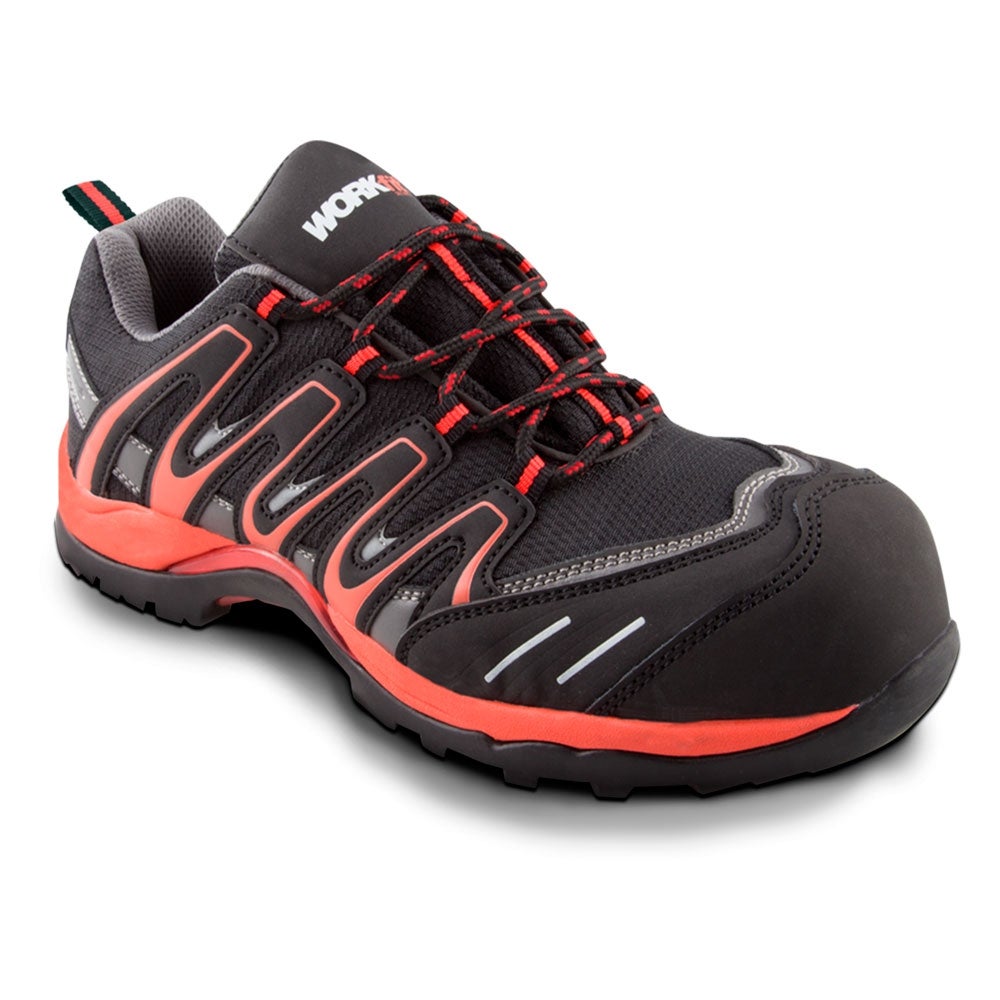 Scarpa antinfortunistica rossa ESD workfit trail nº46 | Leroy Merlin