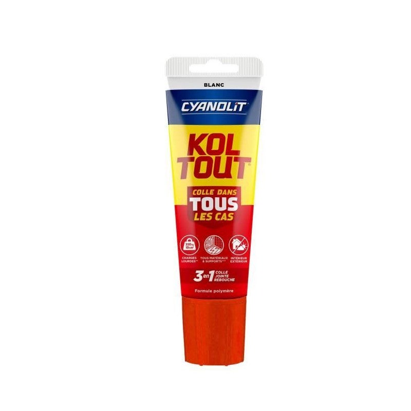 Colle de fixation et d'étanchéité - CYANOLIT - Blanc - Tube 125 ml ...