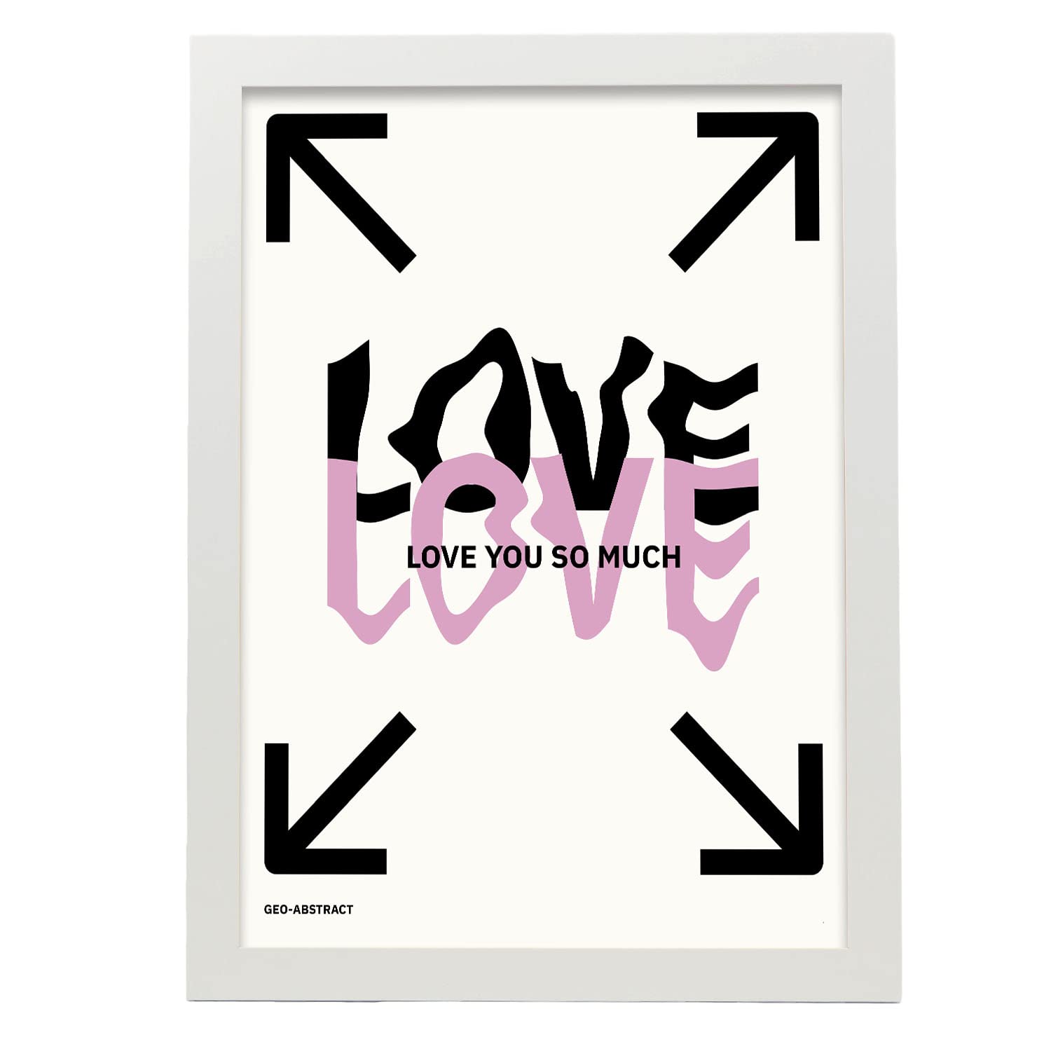 Affiche Abstraite Du Pop Art Je Vous Aime Tellement Illustrations ...