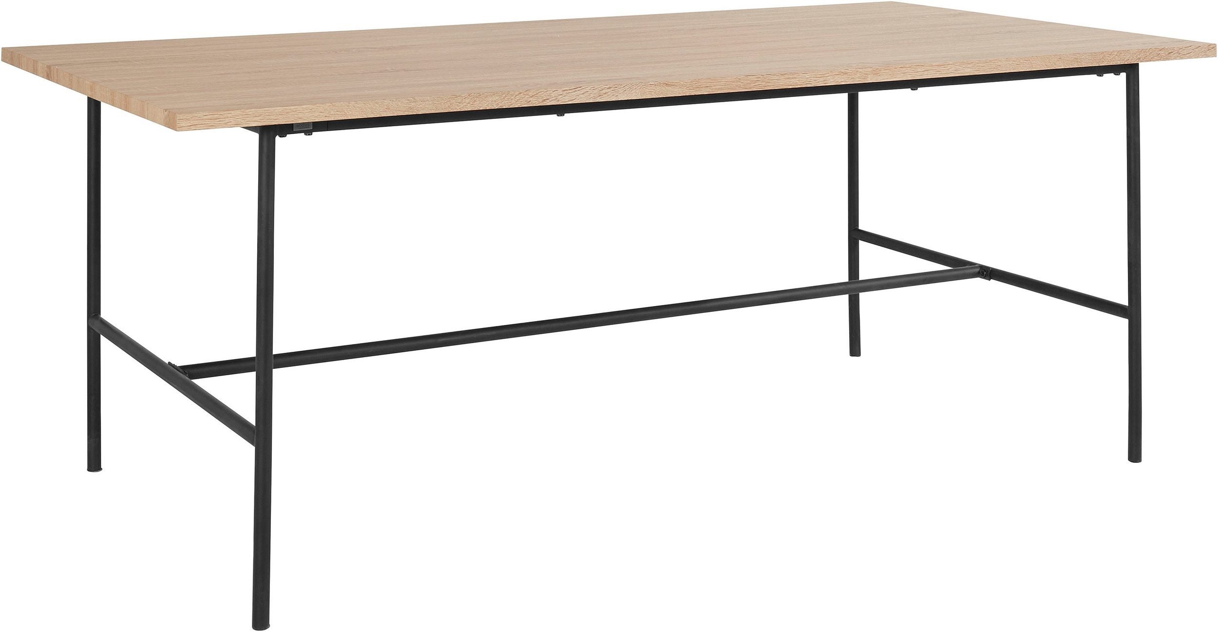 Acer|Table à manger 200 cm 8 places en chêne noir | Leroy Merlin