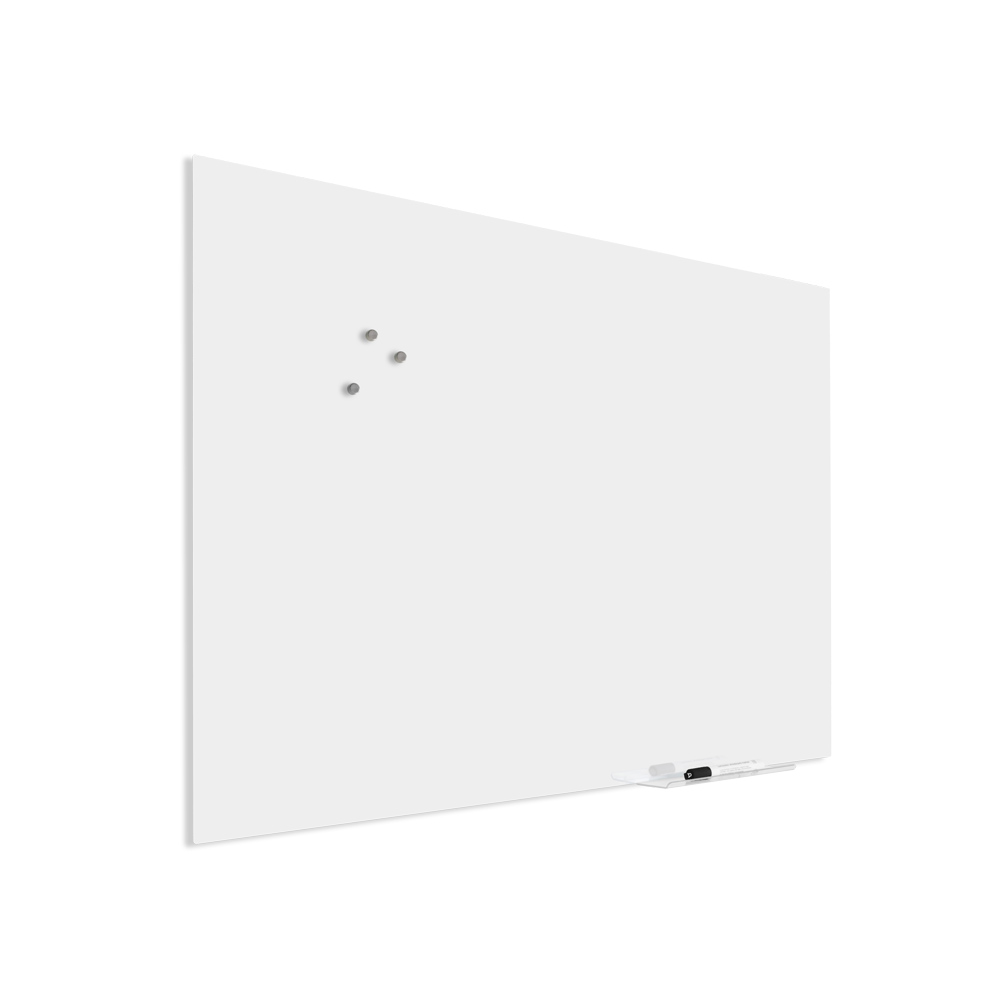 Tableau en verre Premium avec fixation aveugle - 60x90 cm - Blanc ...