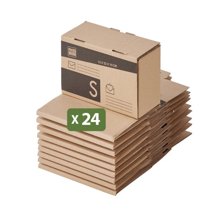 Pack and Move - Lot 24 colis pour expédition - Taille S - Carton ...