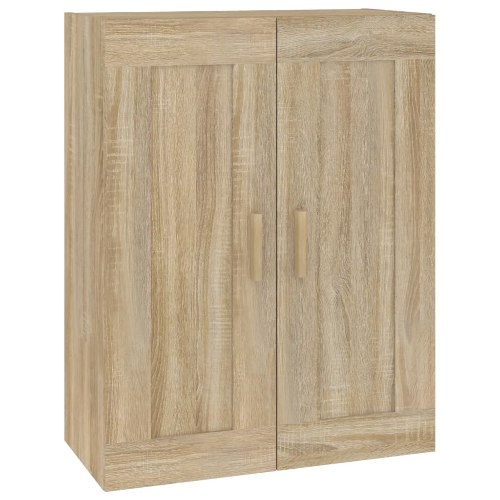 Armario de pared | Mueble de pared contrachapada roble sonoma 69,5x32 ...