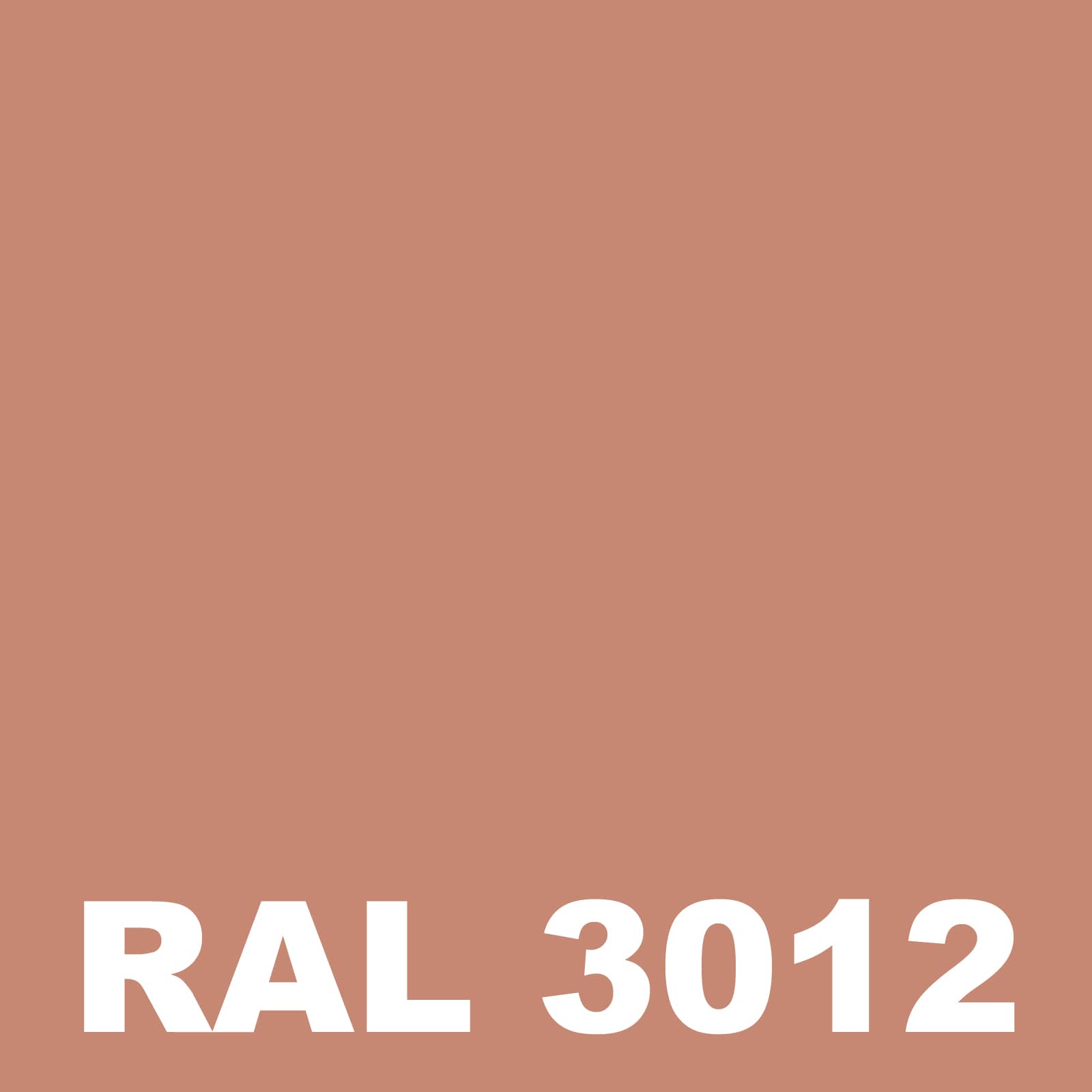 Peinture Sol Industriel - Metaltop - Rouge beige - RAL 3012 - Pot 1L ...