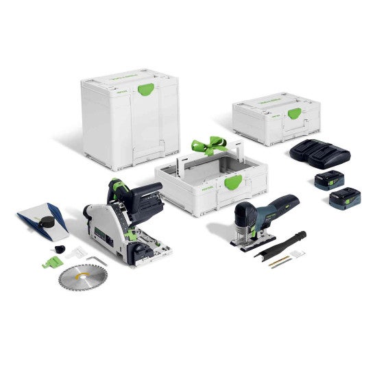 Kit Combo sans fil FESTOOL Sciage TSC 55 K + PSC 420 + TB M 137 ...