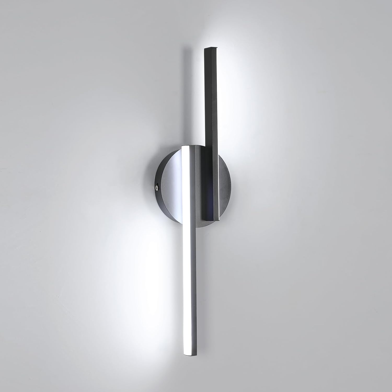 Applique Murale Interieur, Moderne Lampe Murale Noir, 10W Appliques LED ...