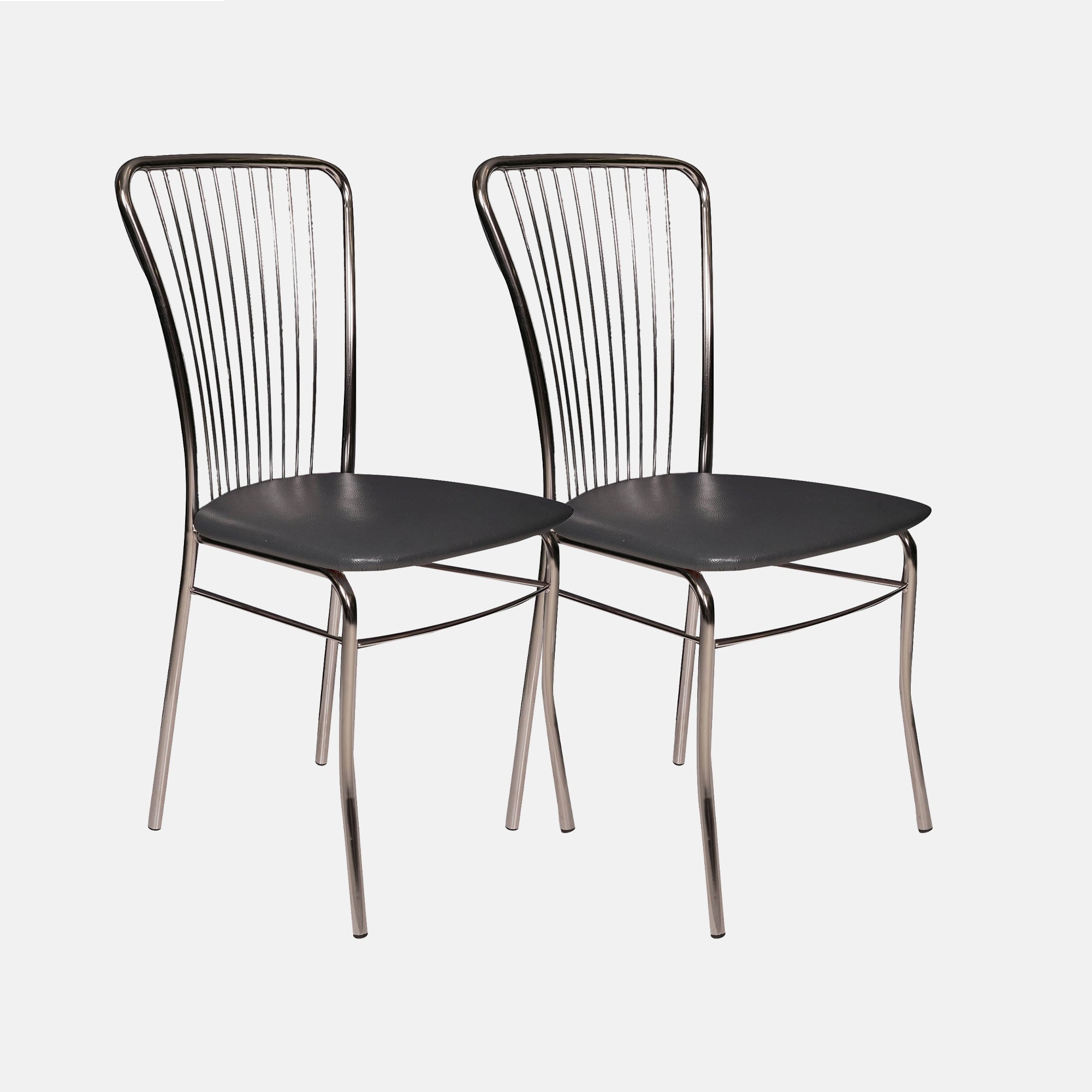 Ensemble de 2 chaises modernes en éco-cuir, pour salle à manger, cuisine ou salon, cm 45x45h93 ...
