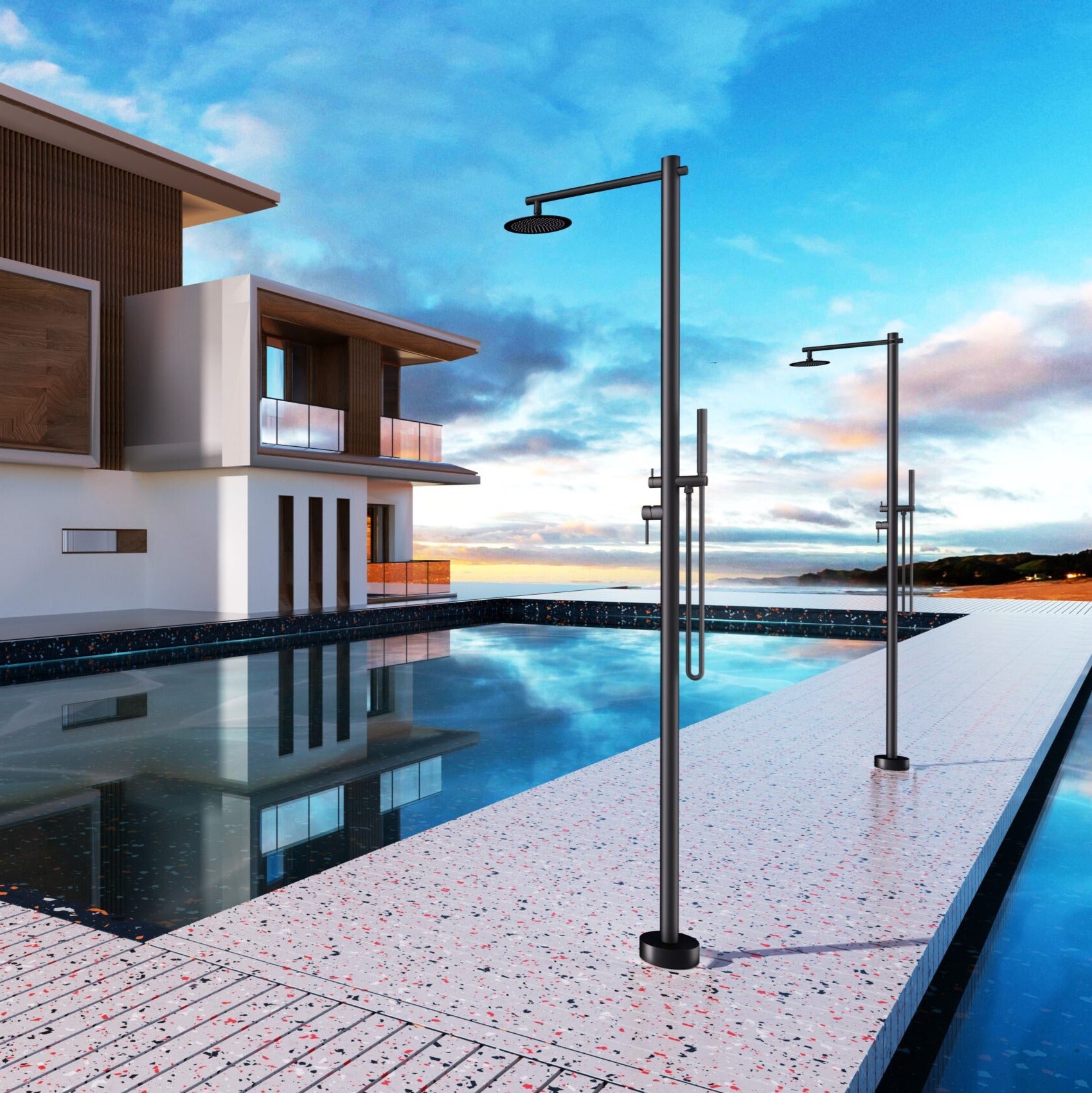 IMEX - Ducha Piscina Exterior Acero S.316 | Ducha Terraza Exterior con ...