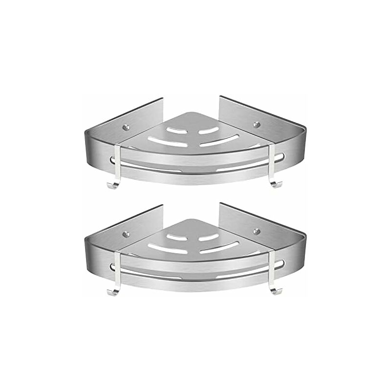 (Triangle, 2 pièces) Chariot de douche d'angle, support de salle de ...