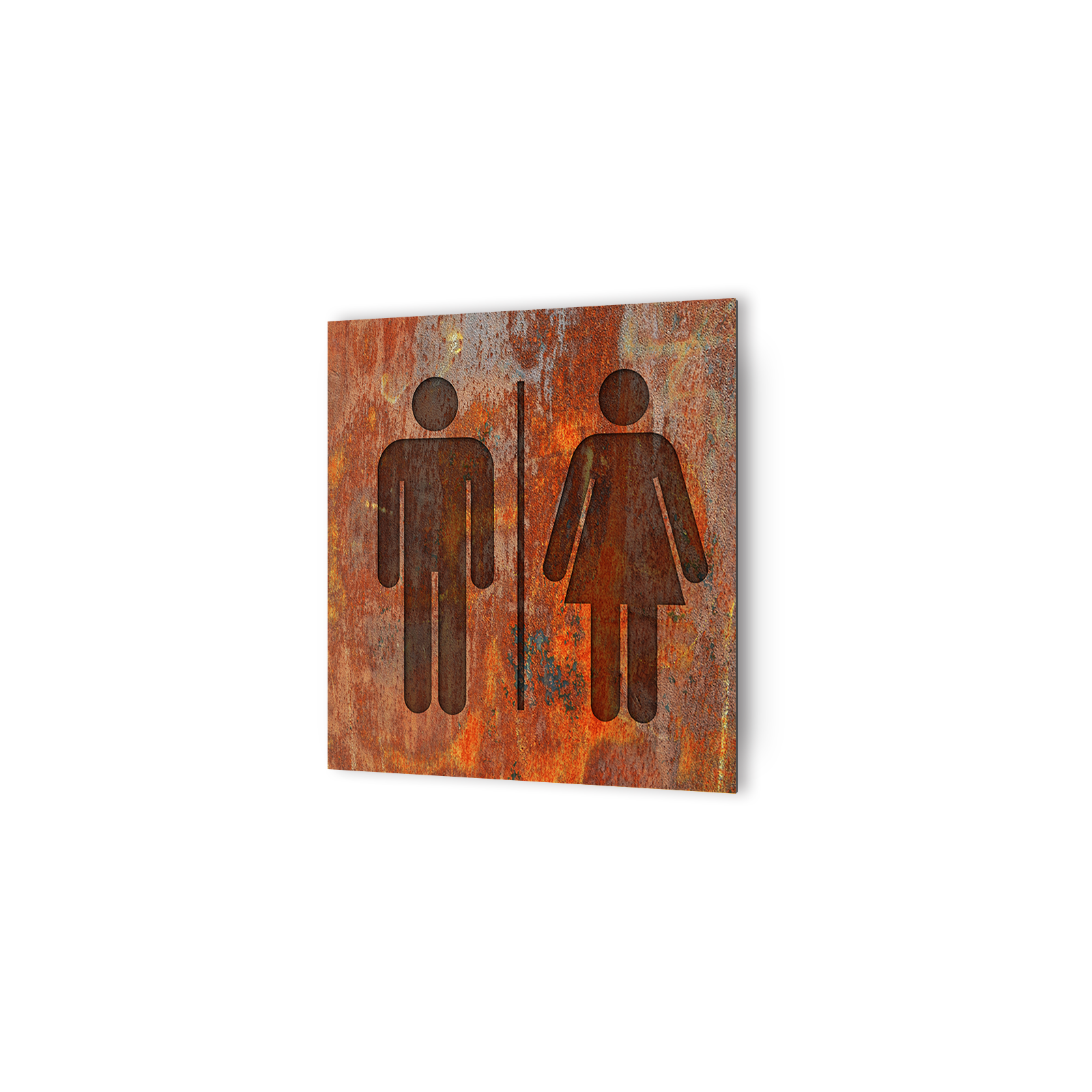 Panneau pictogramme de signalisation · Toilettes Mixtes | Texture ...