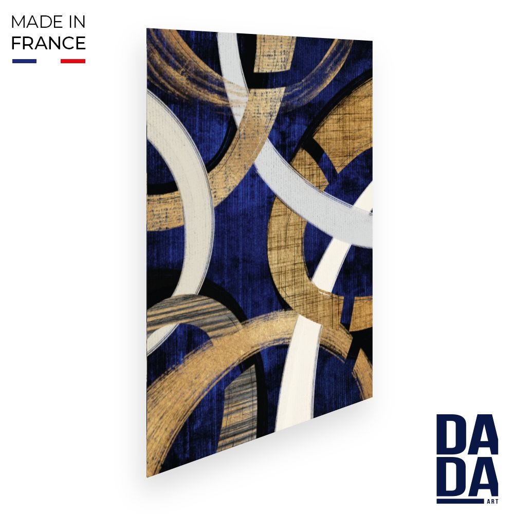 Affiche Cercles élégants 50x70cm Fabriqué En France Dada Art