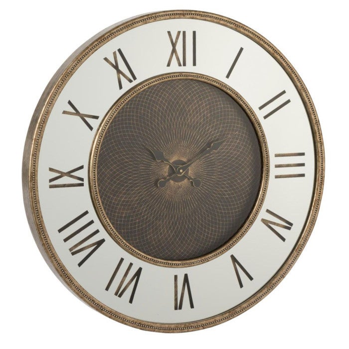 Reloj de números romanos de madera de 47x6x47 cm | Leroy Merlin