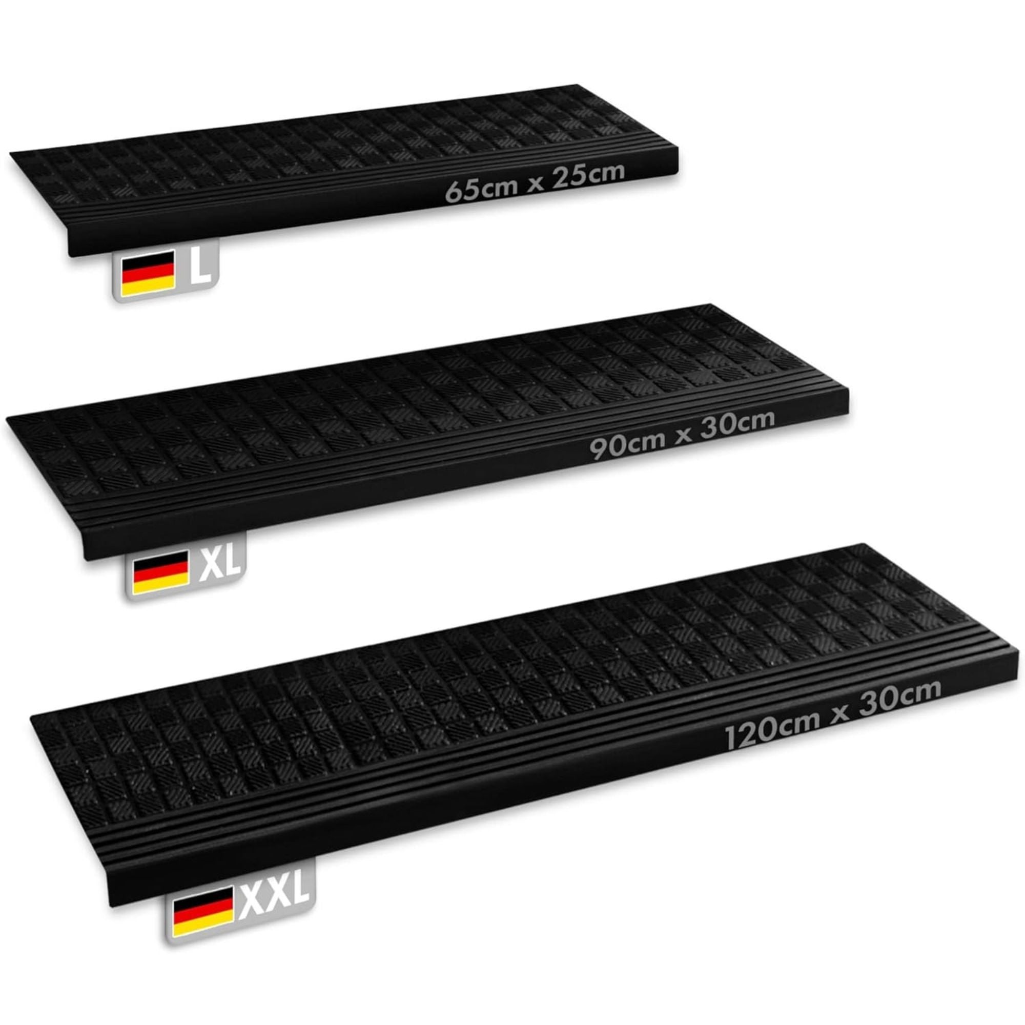 KARAT |alfombra de goma antideslizante para escaleras Diamond 25 x 65 ...