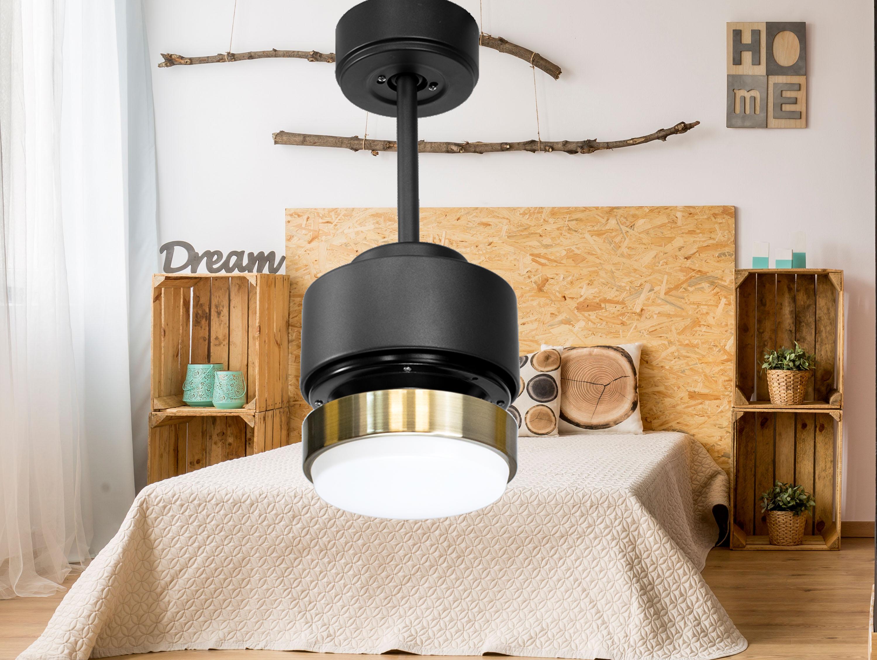 Ventilateur de plafond Réversible Thermostat Dimmable Wifi Moteur à ...