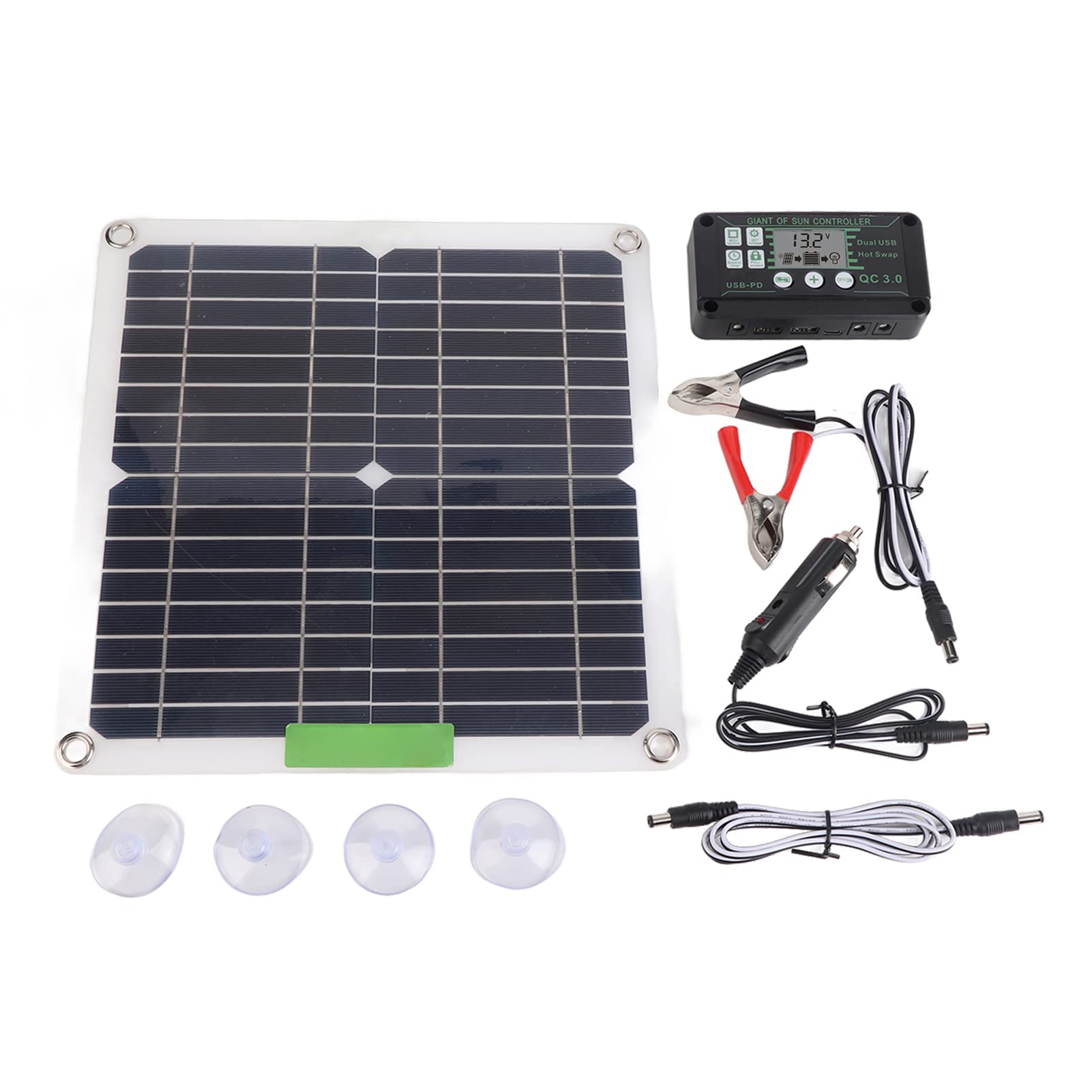 Panneau solaire portable, kit de panneau solaire 200 W 12 V en silicium monocristallin Sola ...