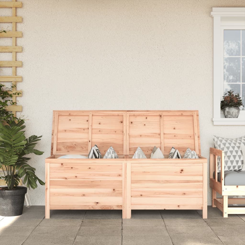 Maison Exclusive - Arcón de jardín madera maciza abeto 150x50x56,5 cm ...