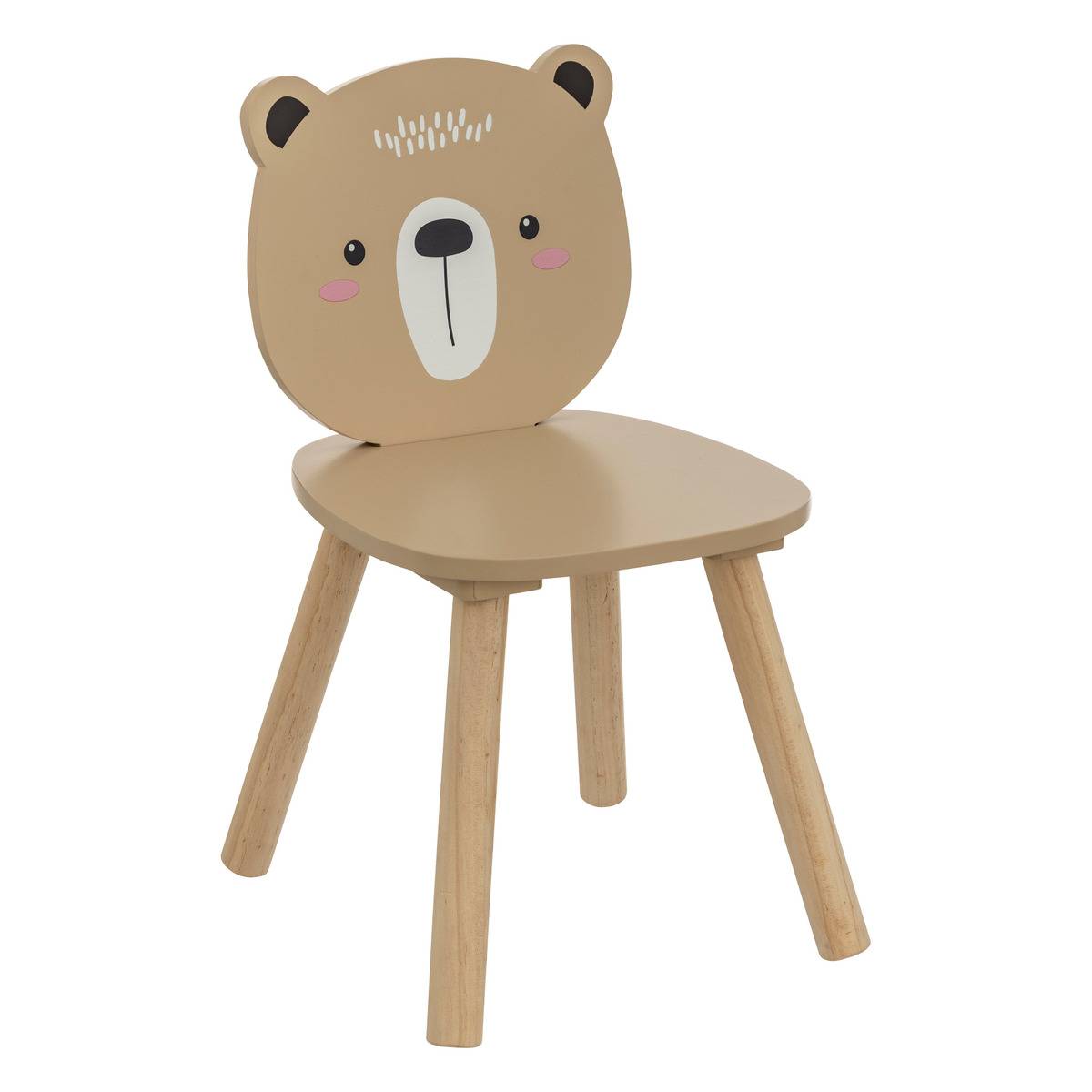 Silla Infantil marrón 46x27x27cm | Leroy Merlin