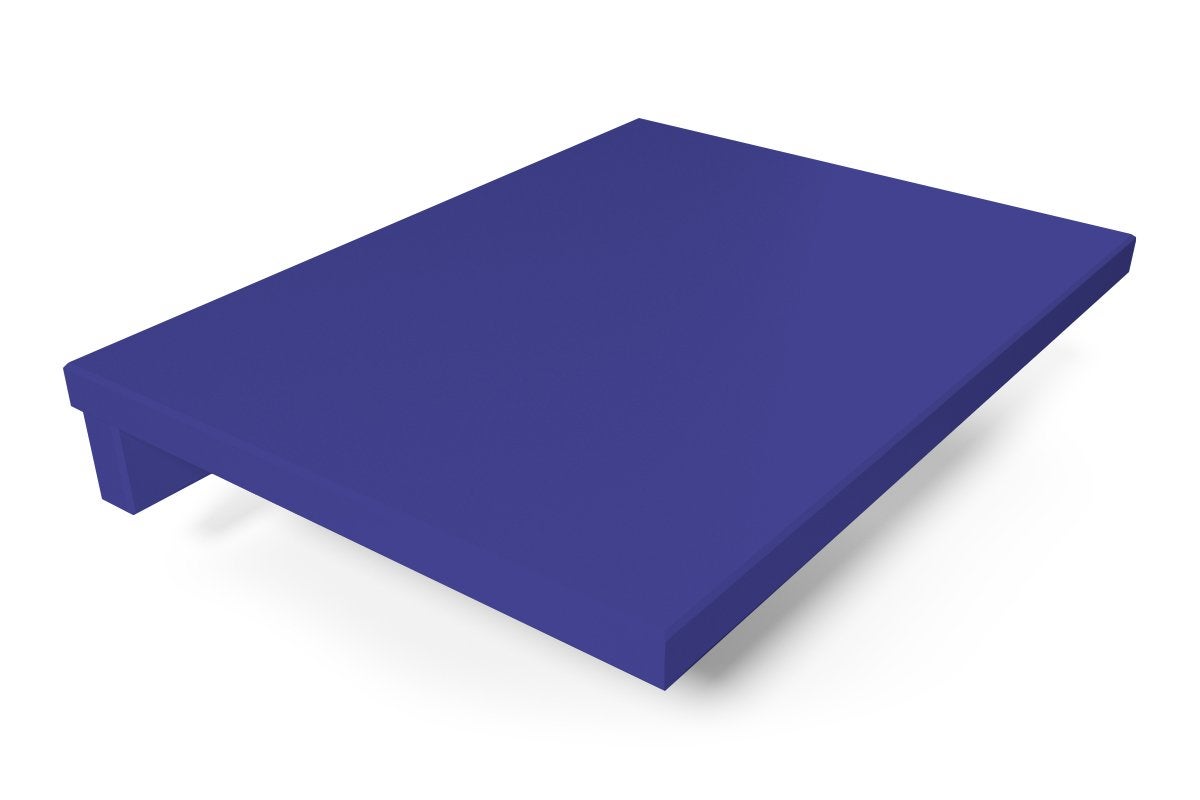 Tablette de chevet suspendue bois Bleu | Leroy Merlin