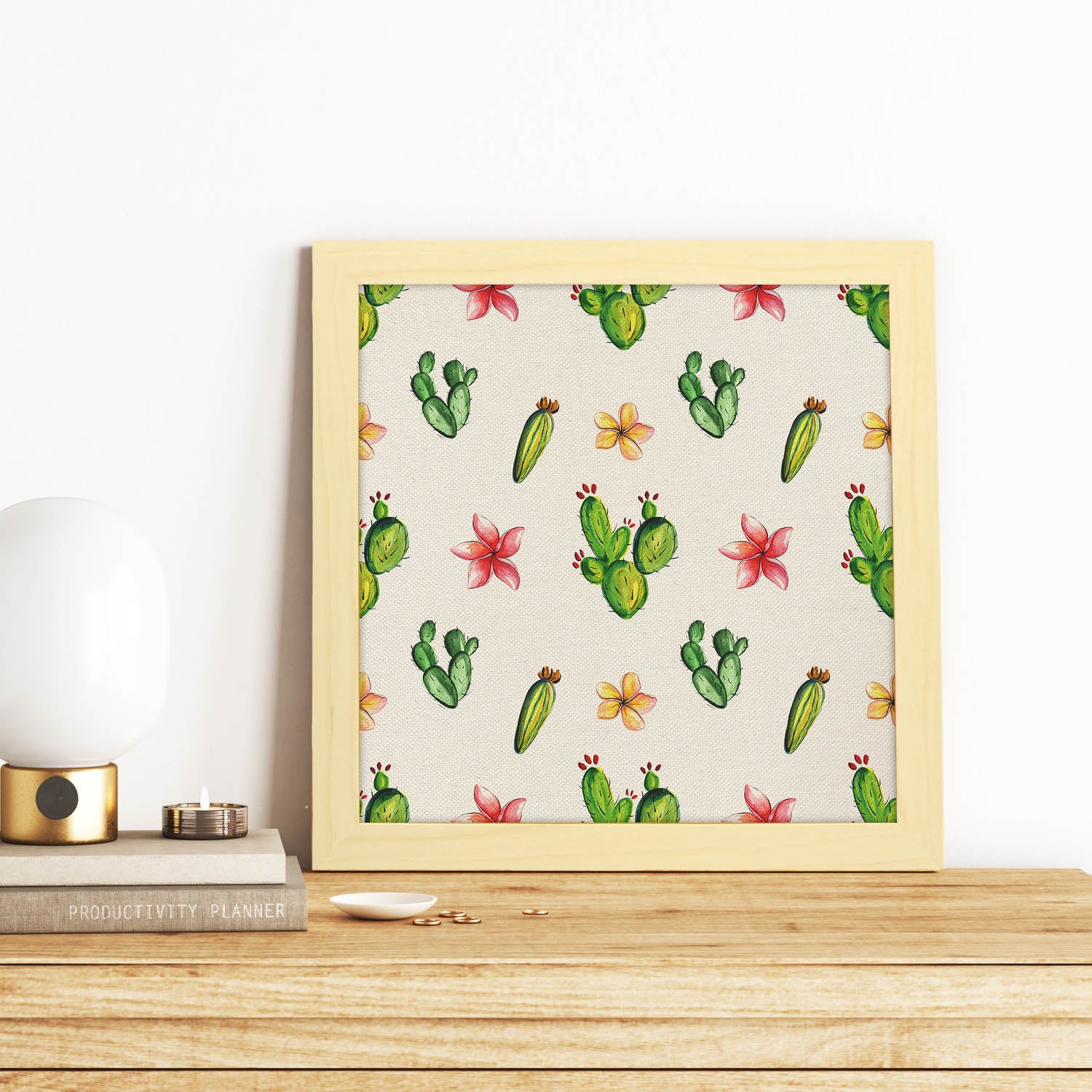 Nacnic Affiche De Cactus Dessiné Affiche Du Festival De Cactus ...