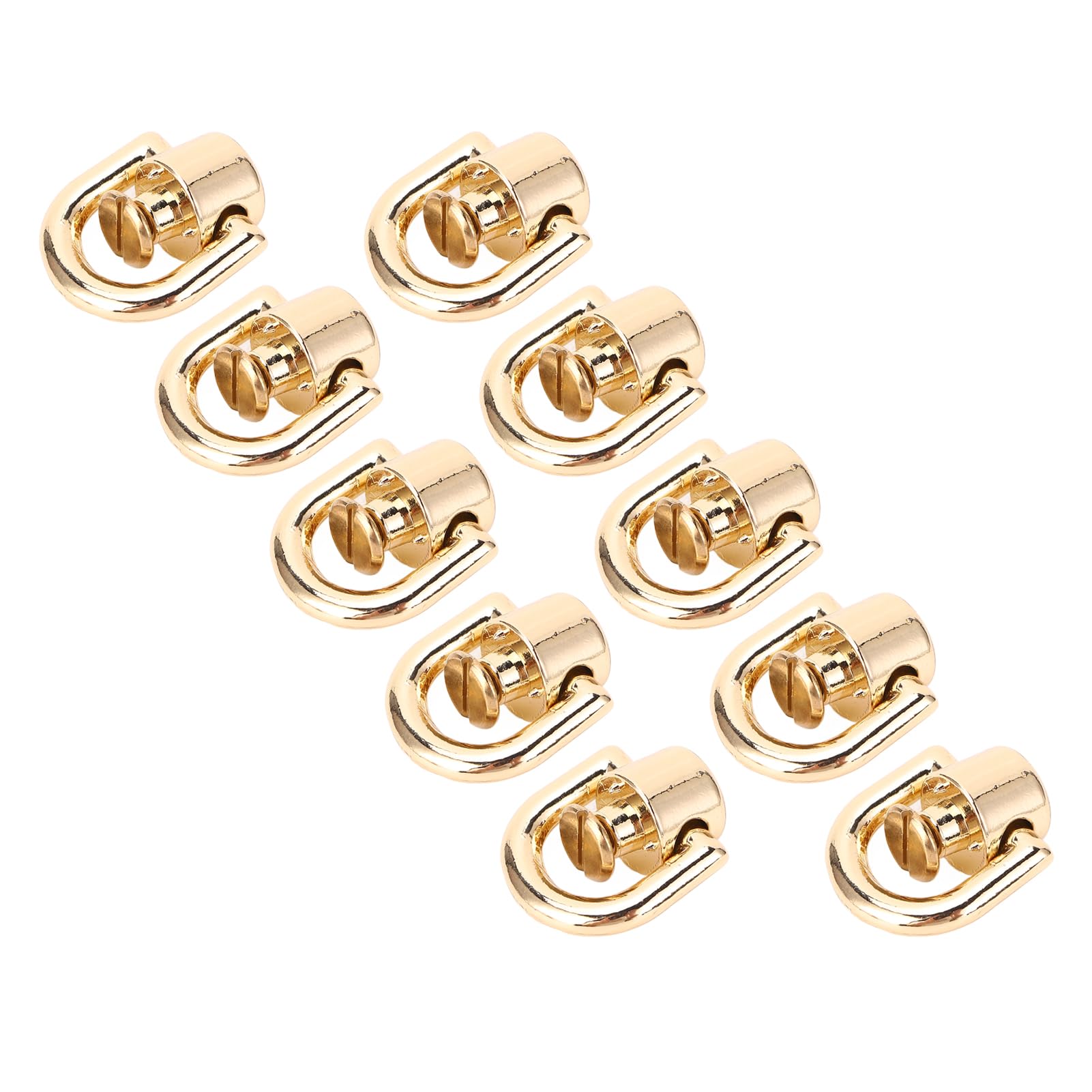 20PCS D Ring Rivet en alliage de zinc et fer 11x19mm Bouton Boule Stud ...