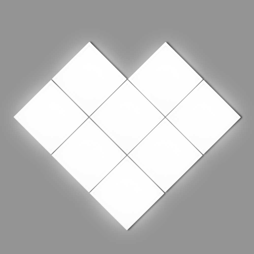 Figura LED CUORE Decorativa 28W 1600lm 4000K 54x64cm 7hSevenOn Deco ...