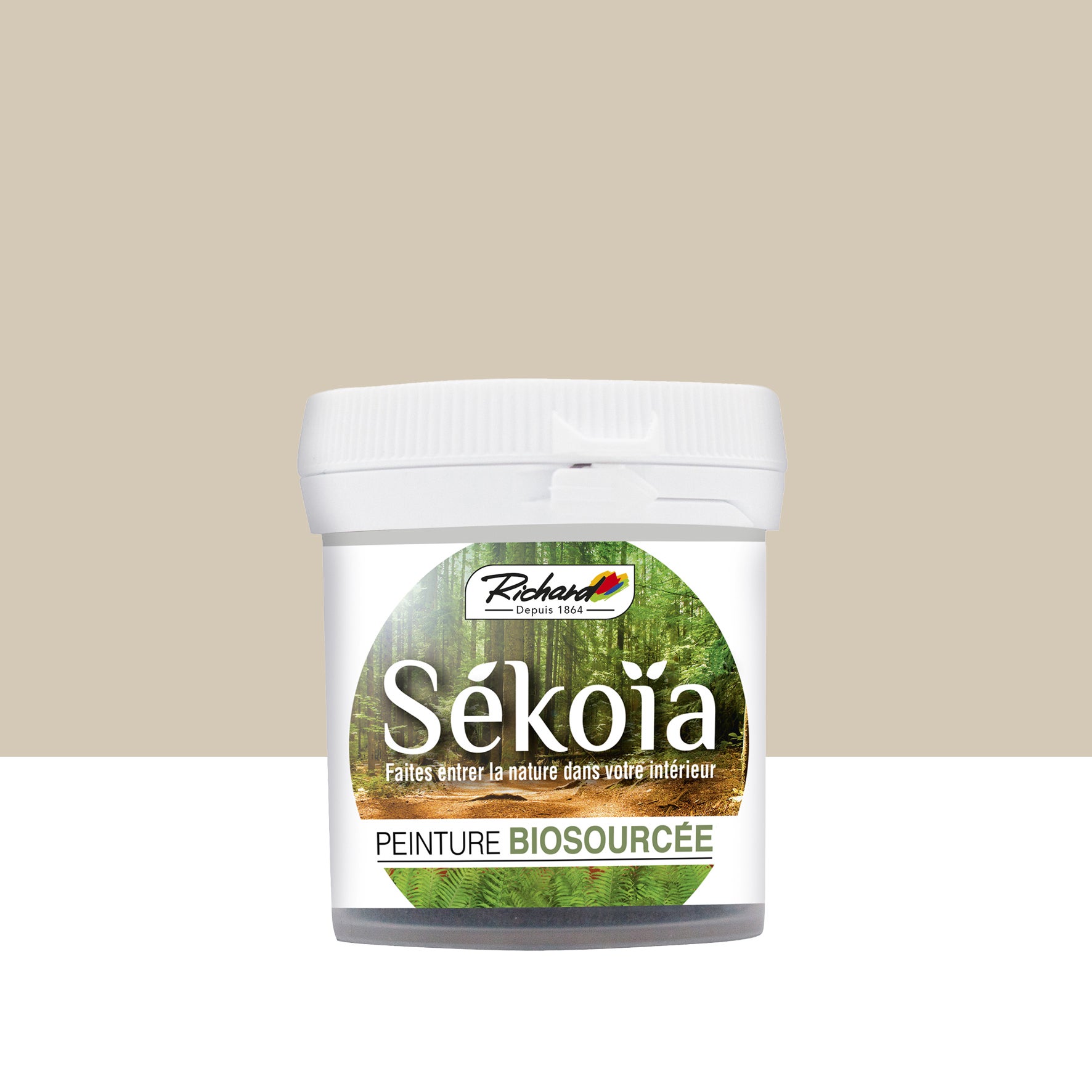 Peinture biosourcée Sékoia Richard avoine velours 50ml | Bricoman