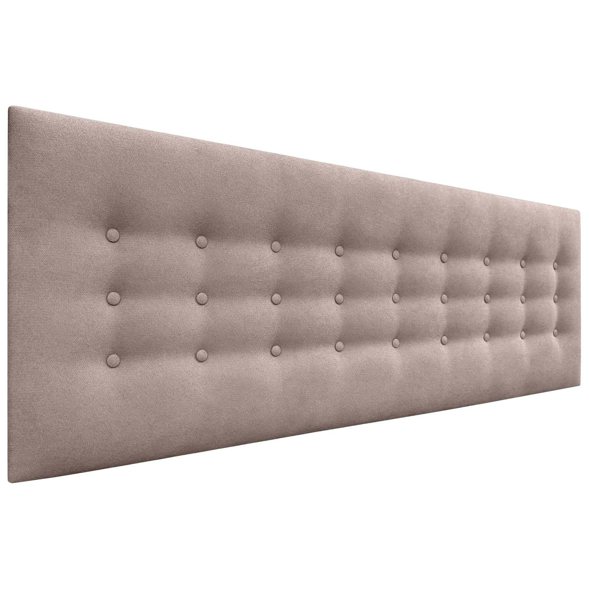 DHOME Tête de Lit en Tissu ACUALINE avec 3 Rangées de Boutons Tête de ...