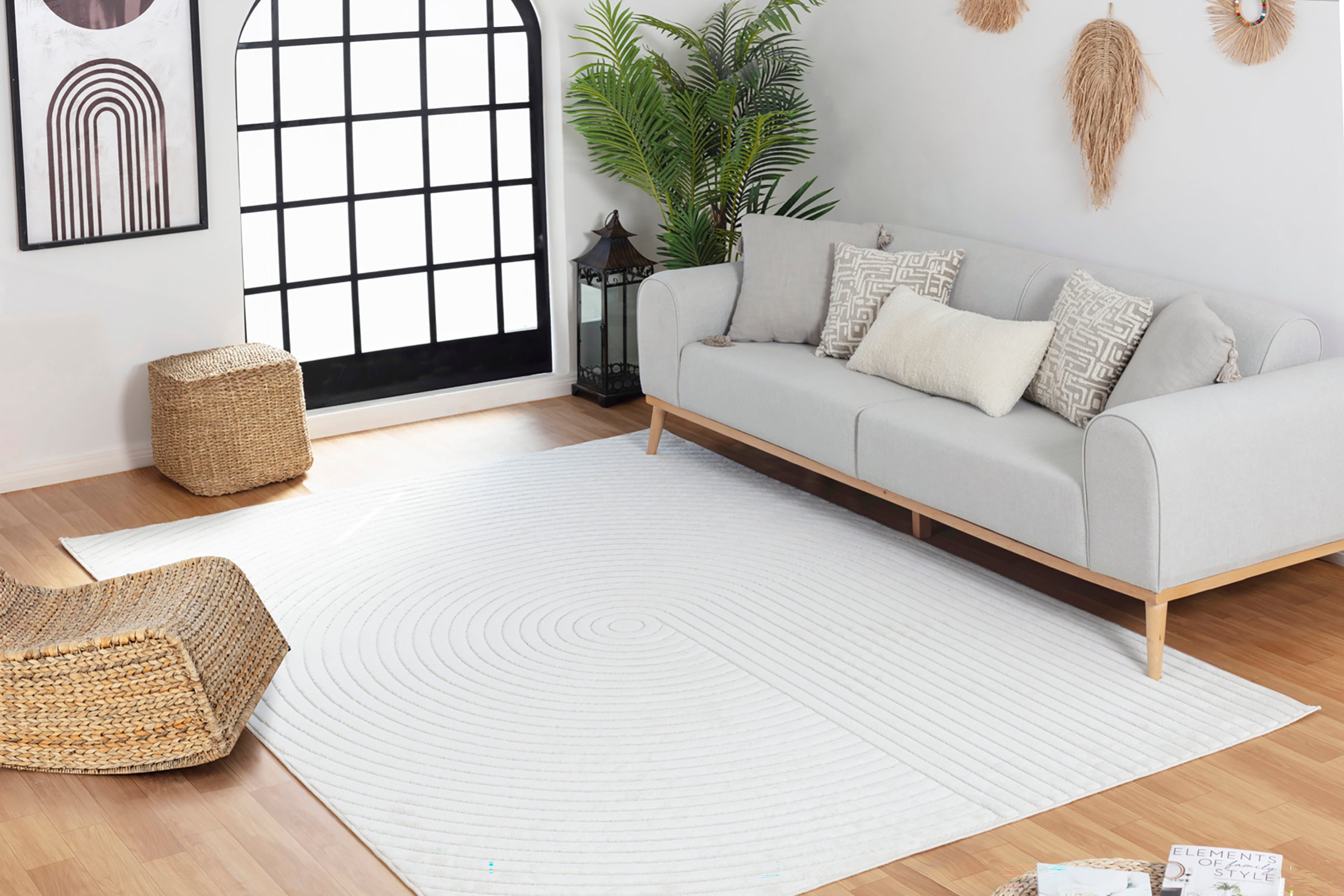 SURYA - Tapis d'Intérieur et d'Extérieur Hygge EMIKO - 120x170cm ...