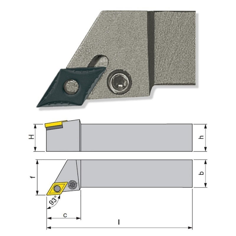 IZAR 11300 - Portaplaquitas torneado exterior 93 grados negativa (dnmg) pdjnr-2020-k15 | Leroy ...