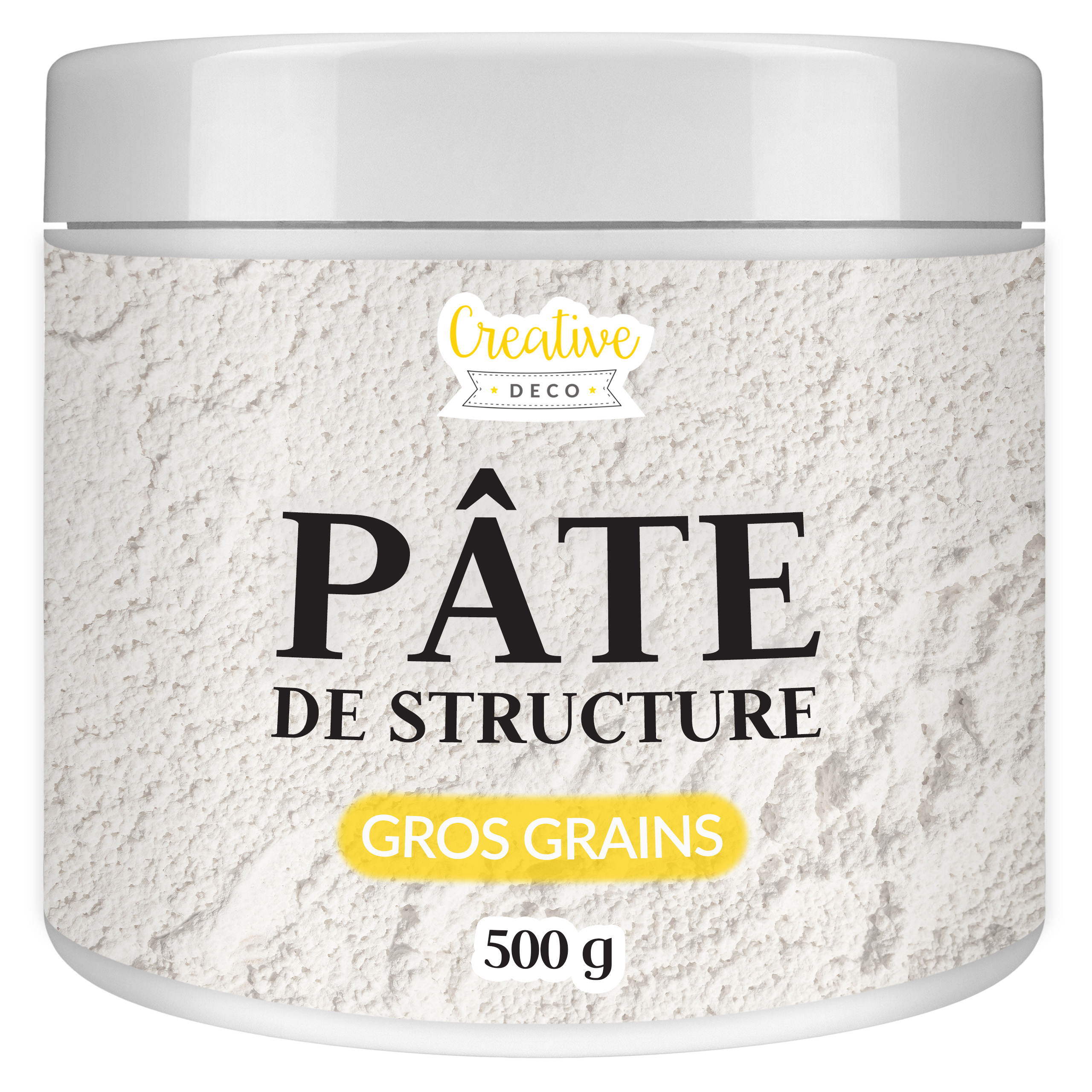 Creative Deco Modeling Paste Pâte de Structure Gros Grains 500g | Pâte ...