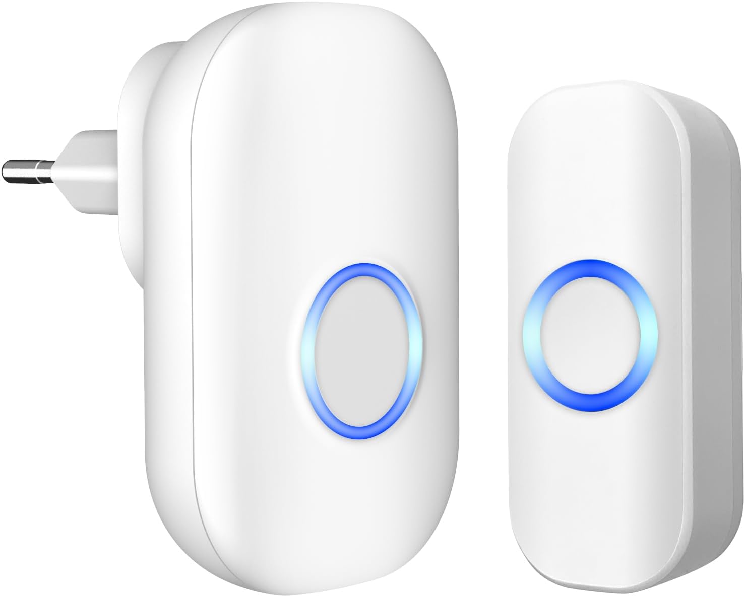 Sonnette sans fil étanche, sonnette électronique étanche IP44, portée ...