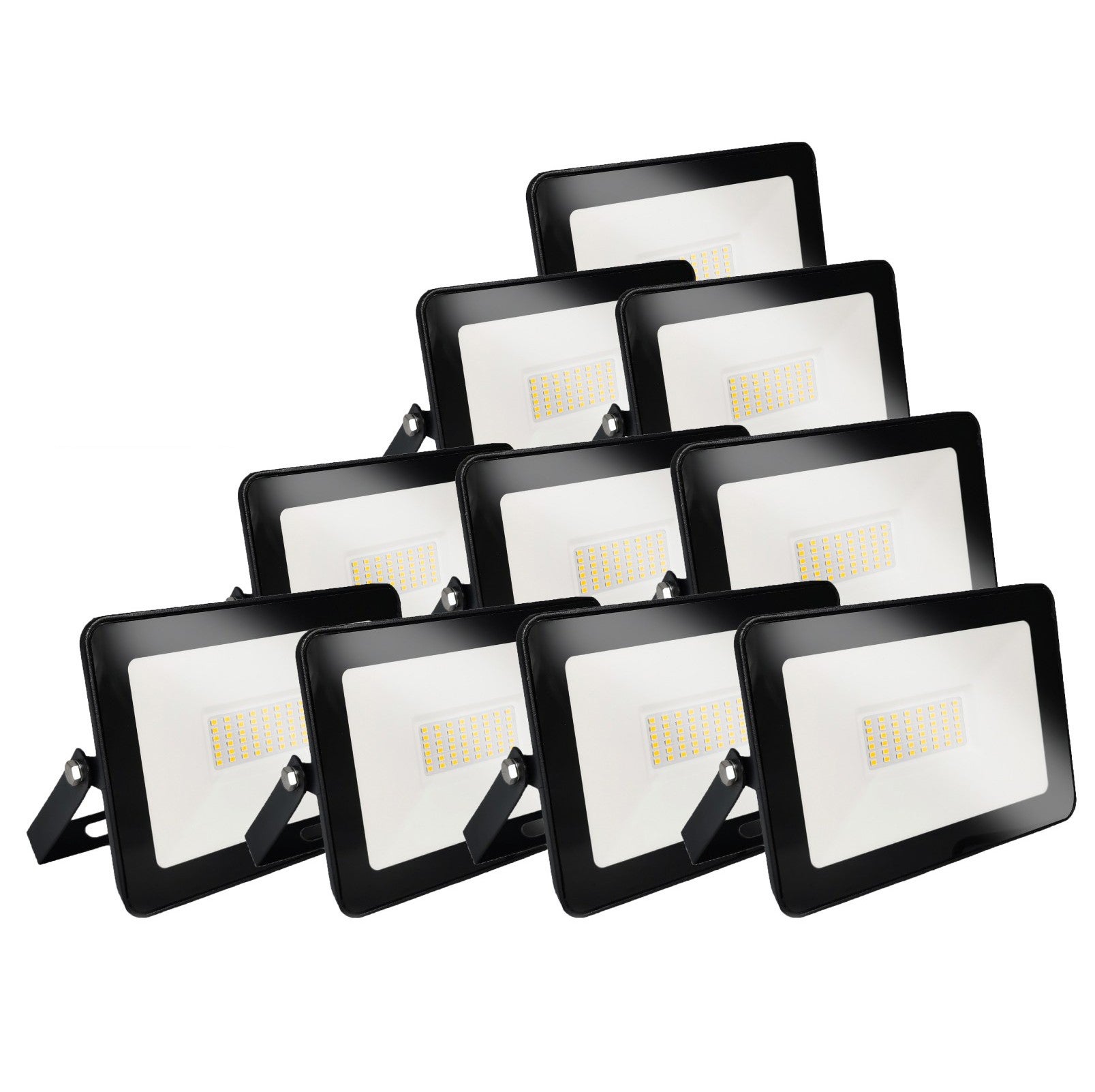10 Projecteurs LED 100W Ipad 4000K Haute Luminosité | Leroy Merlin