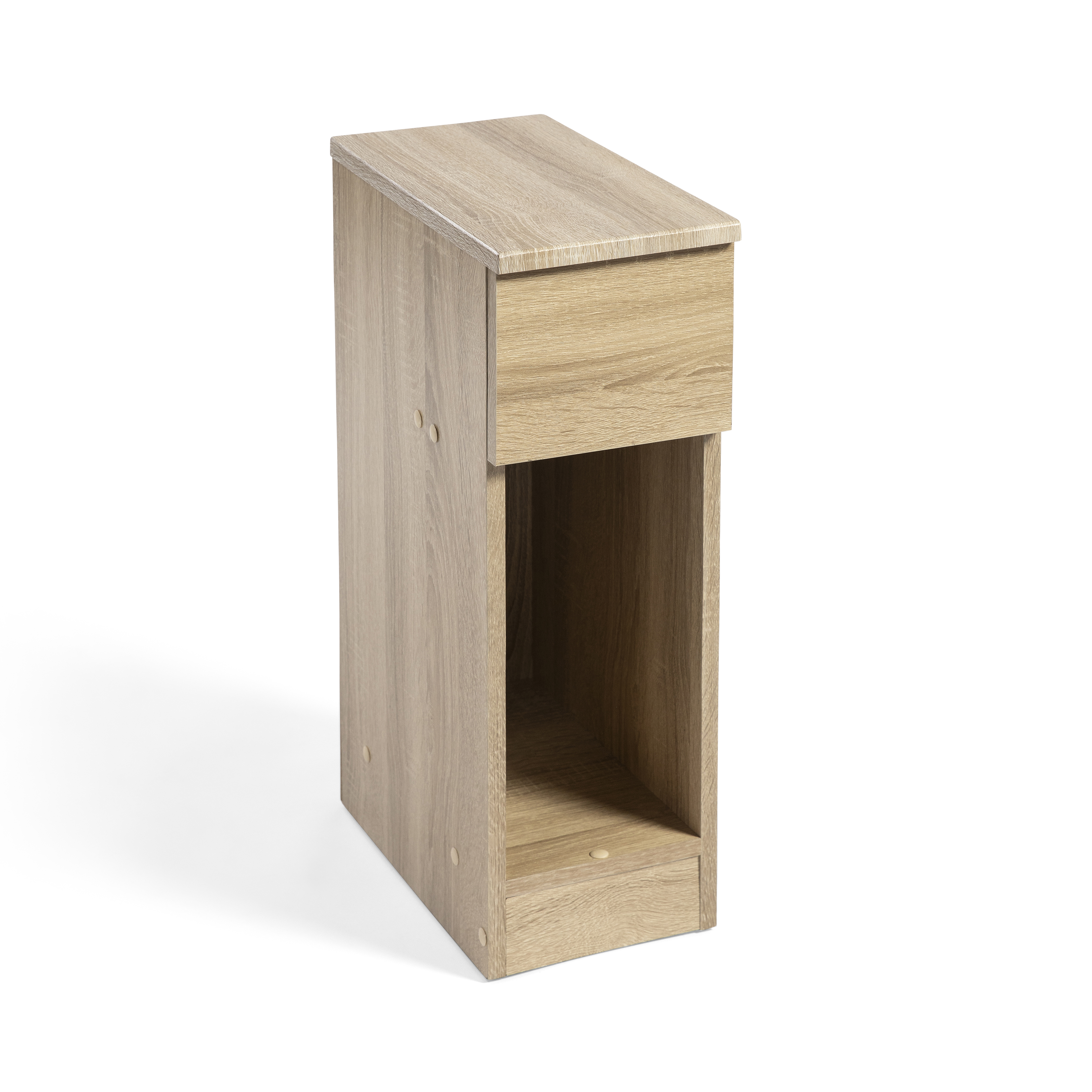 Table de chevet fine pour chambre à coucher, style naturel, couleur ...